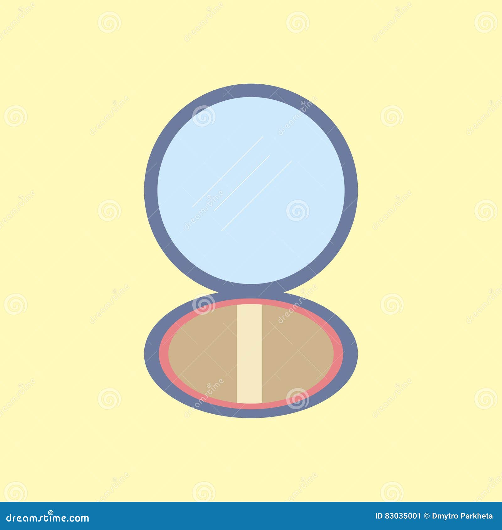 Puff Box Icon stock vector. Illustration of facial, puff - 83035001