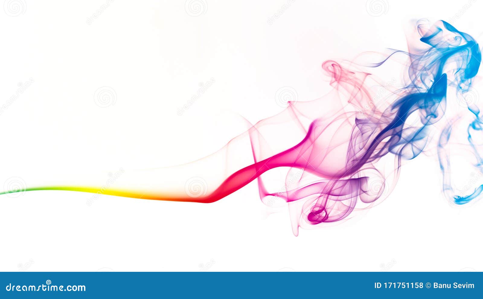 Colored incense smoke stock photo. Image of wallpaper - 171751158