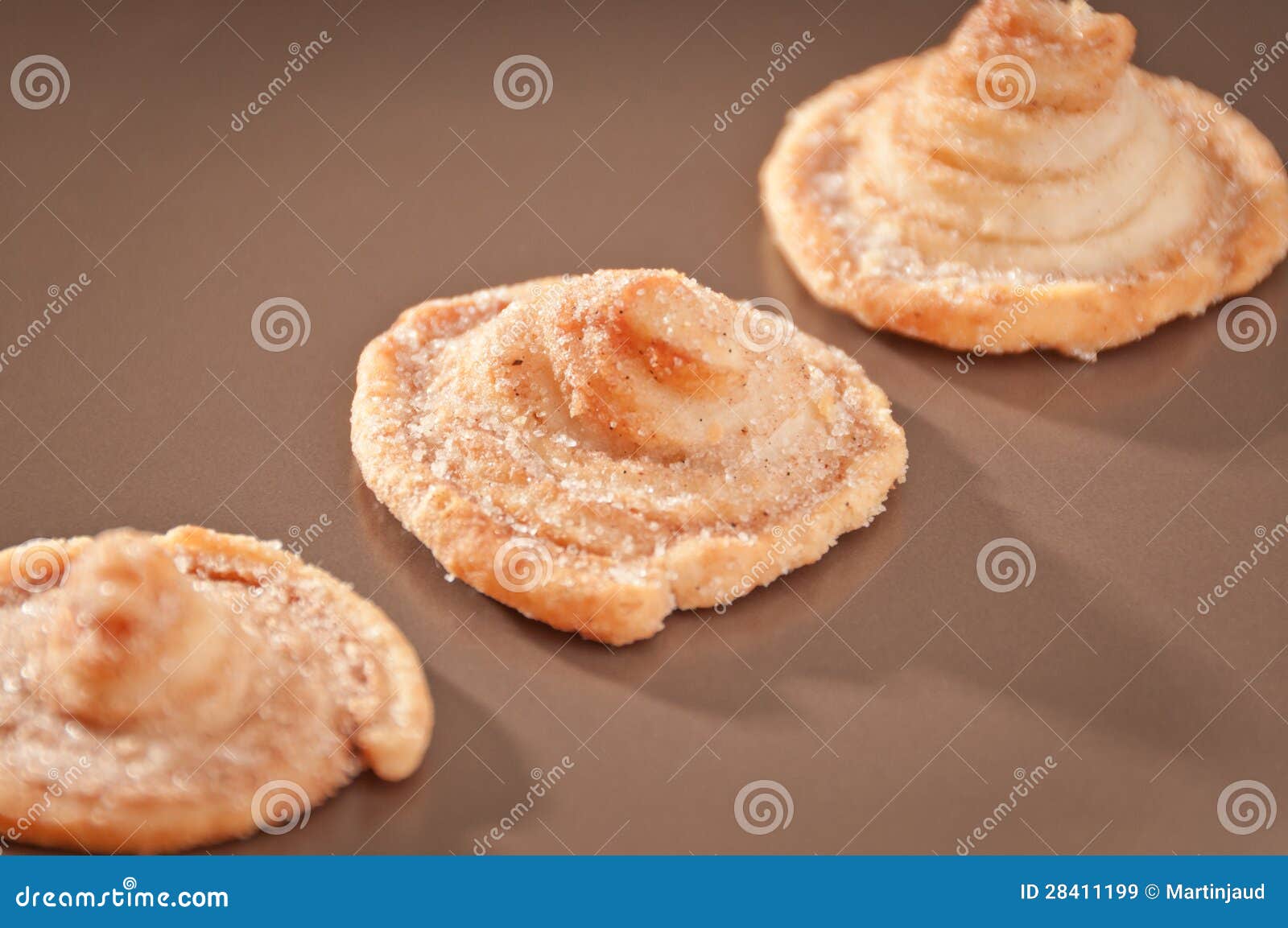 Puff pastries on a plate stock image. Image of food, bakery - 28411199