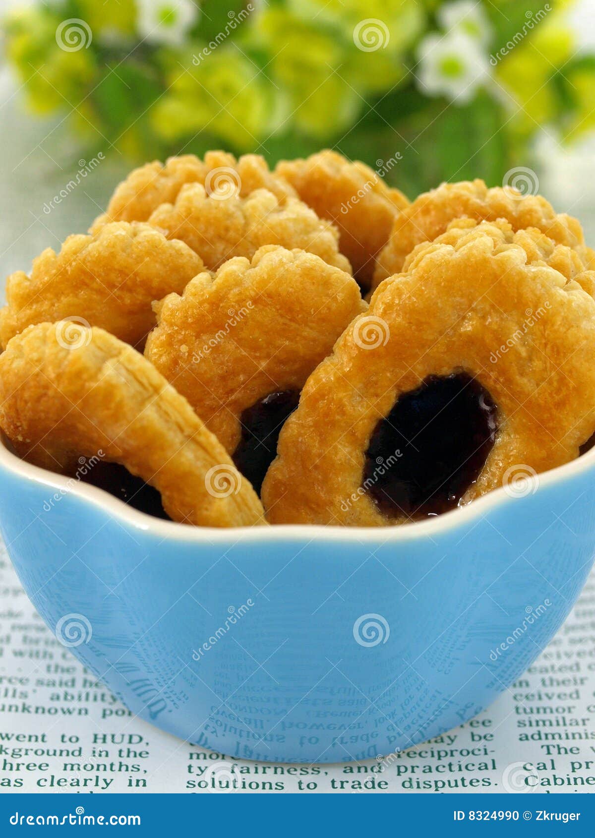 Puff pastry biscuit stock photo. Image of bowl, delicious - 8324990