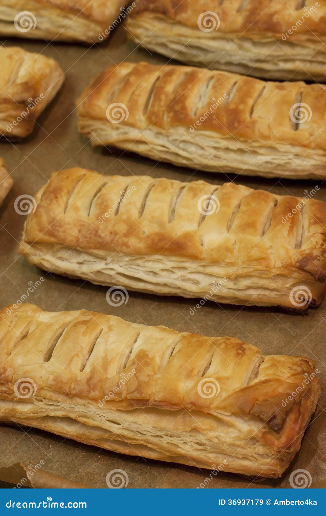 Puff pastry bun stock image. Image of cooking, group - 36937179