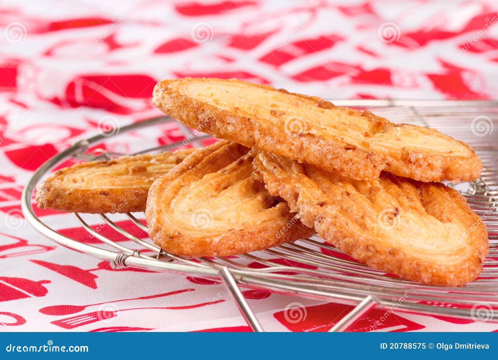 Puff Pastry Cookies stock image. Image of cookie, dishware - 20788575