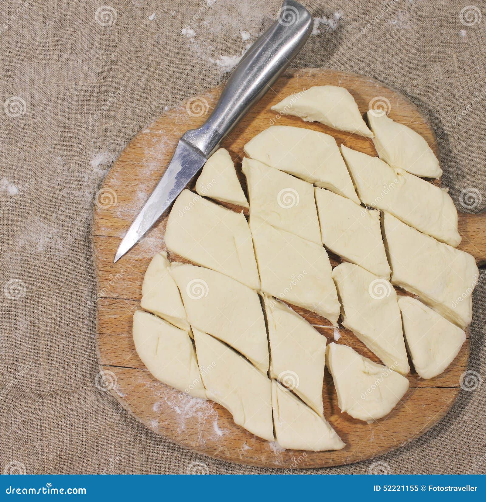 Puff pastry cooking stock image. Image of puff, cutting - 52221155