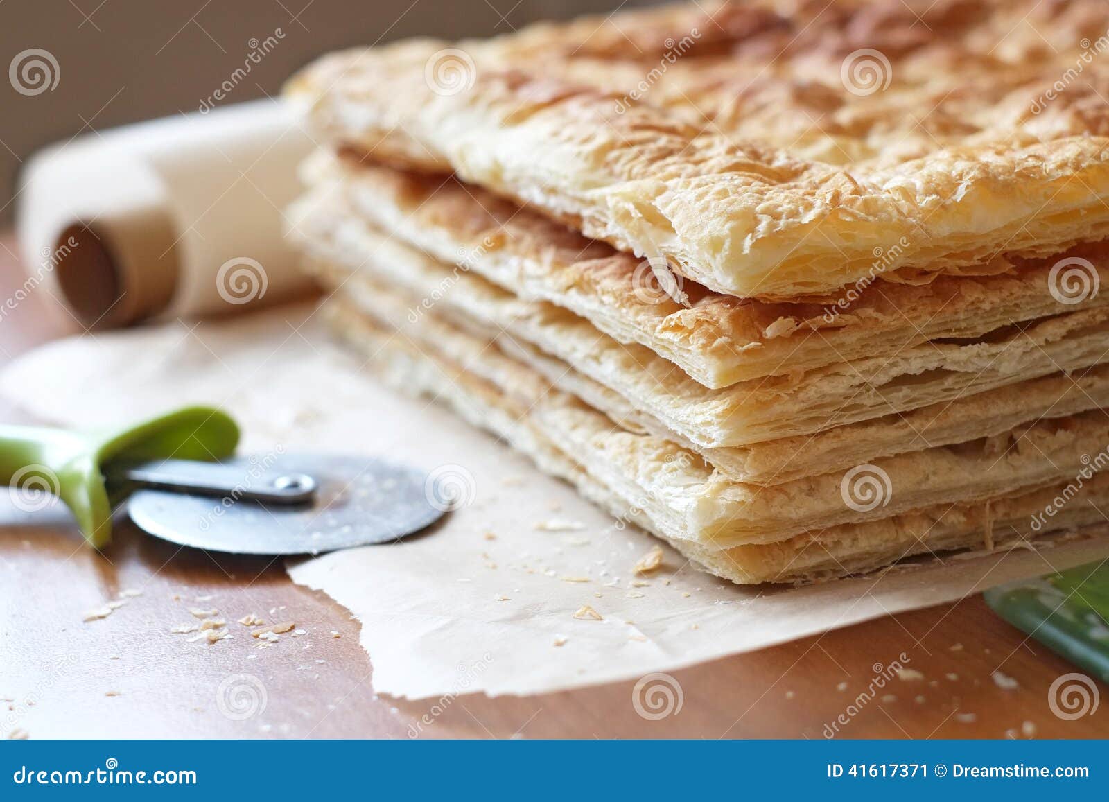 Puff Pastry in the Making stock image. Image of making - 41617371