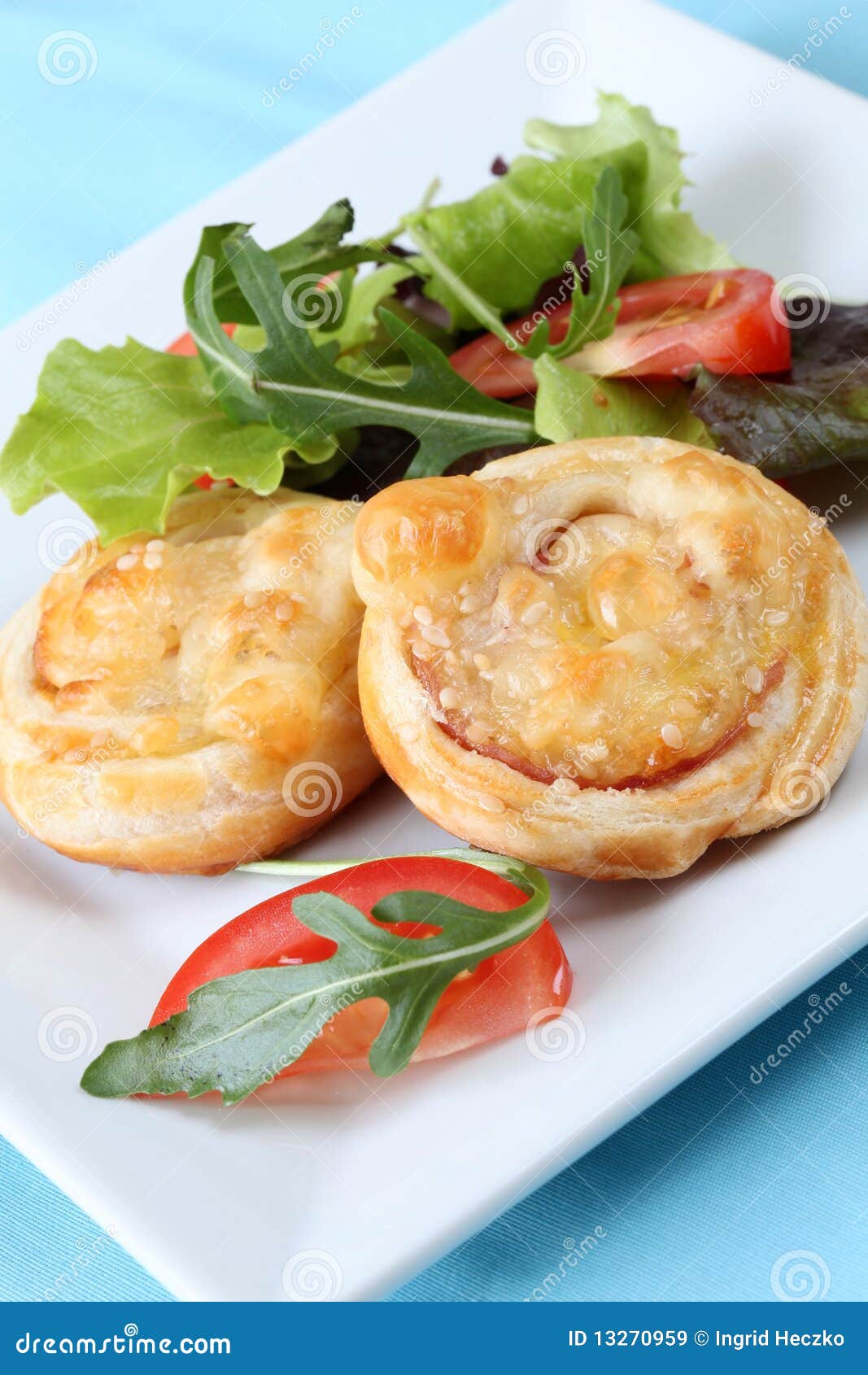 Puff pastry nests stock image. Image of starter, breakfast - 13270959