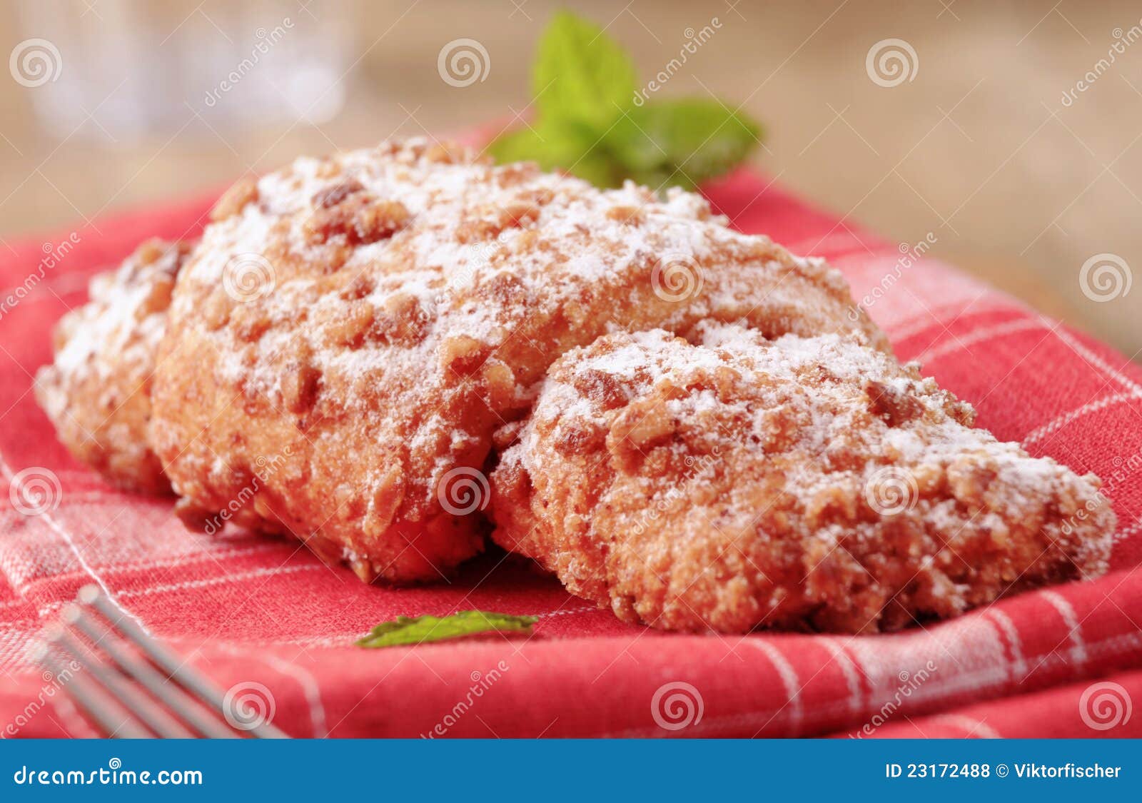 Puff pastry roll stock photo. Image of chopped, walnut - 23172488