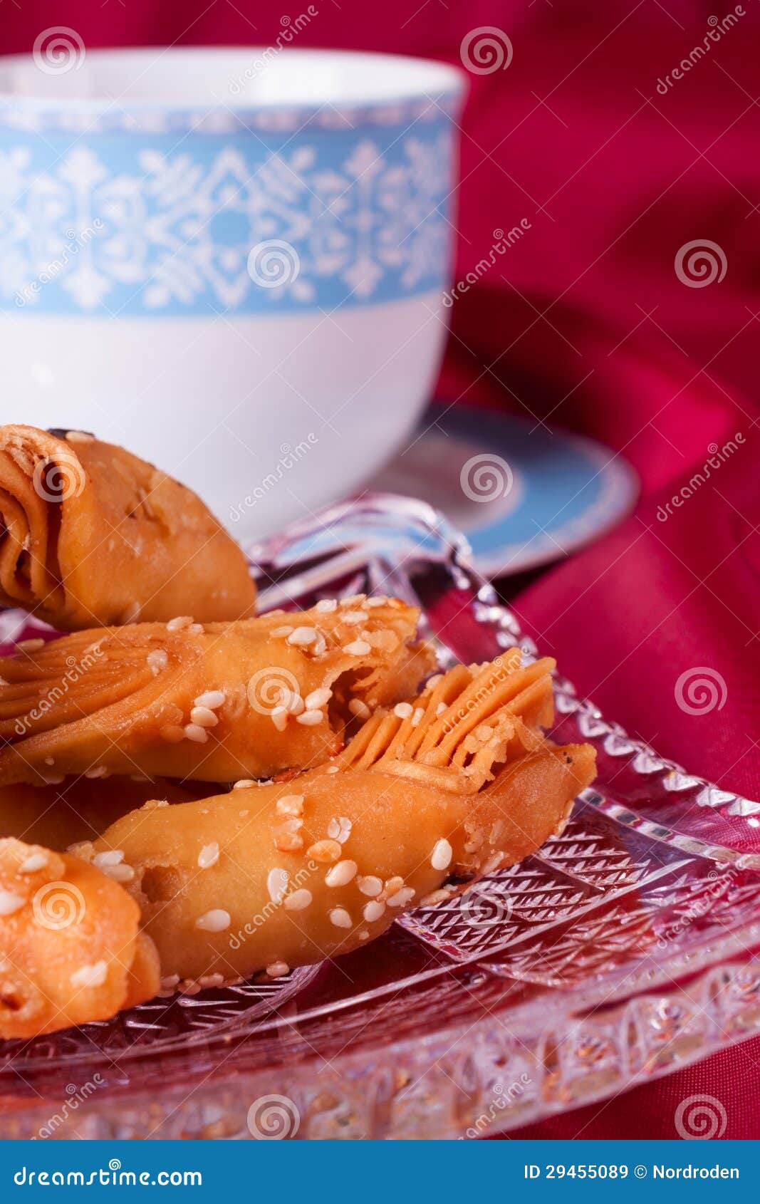 Puff Pastry with Sesame Seeds Stock Image - Image of objects, homemade ...