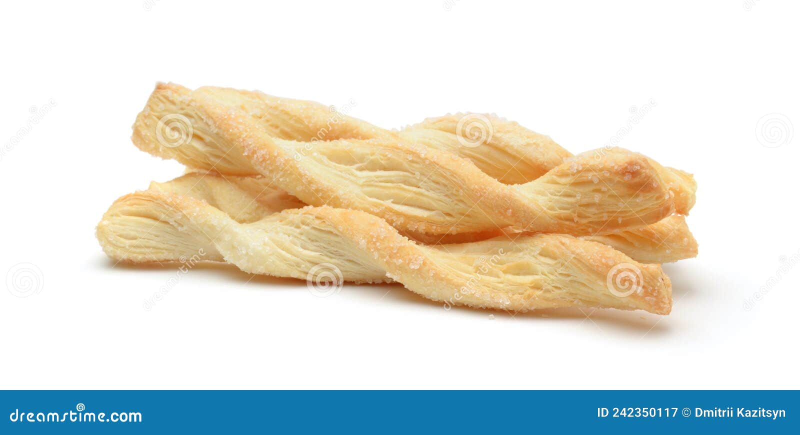 Puff Pastry Sticks Isolated Stock Image - Image of crispy, bread: 242350117