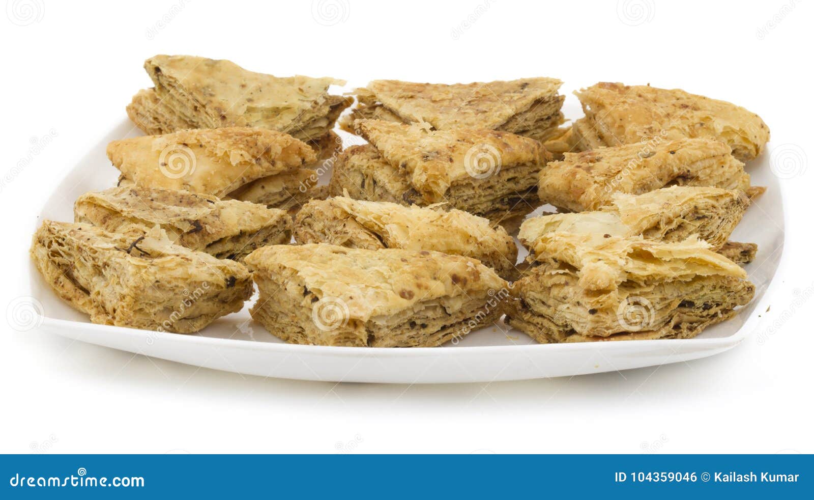 Puff samosa stock photo. Image of samosa, cripsy, nimco - 104359046