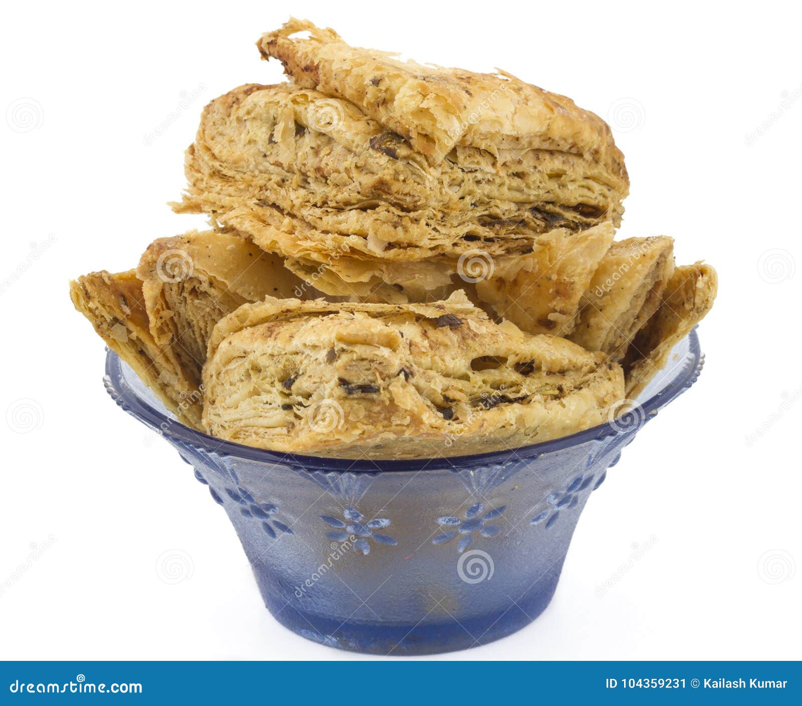 Puff samosa stock image. Image of salted, diwali, namkeen - 104359231