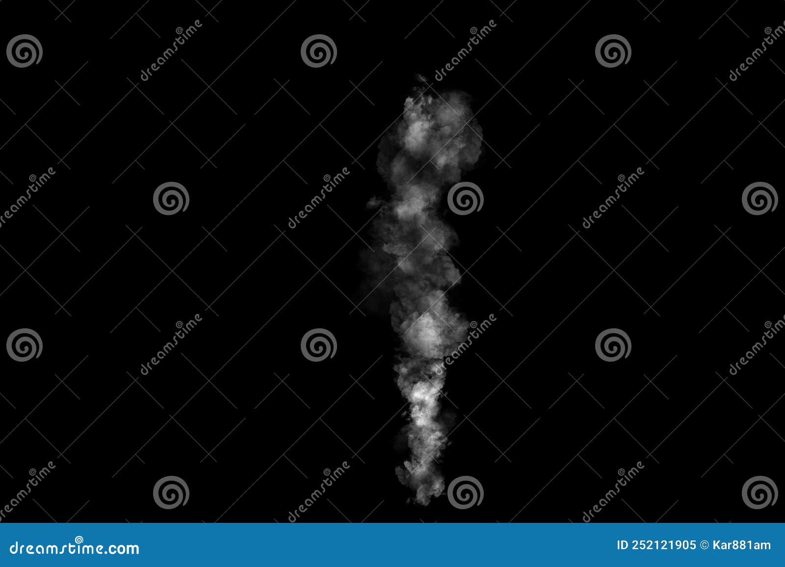 Puff of Smoke on a Black Background Stock Illustration - Illustration ...