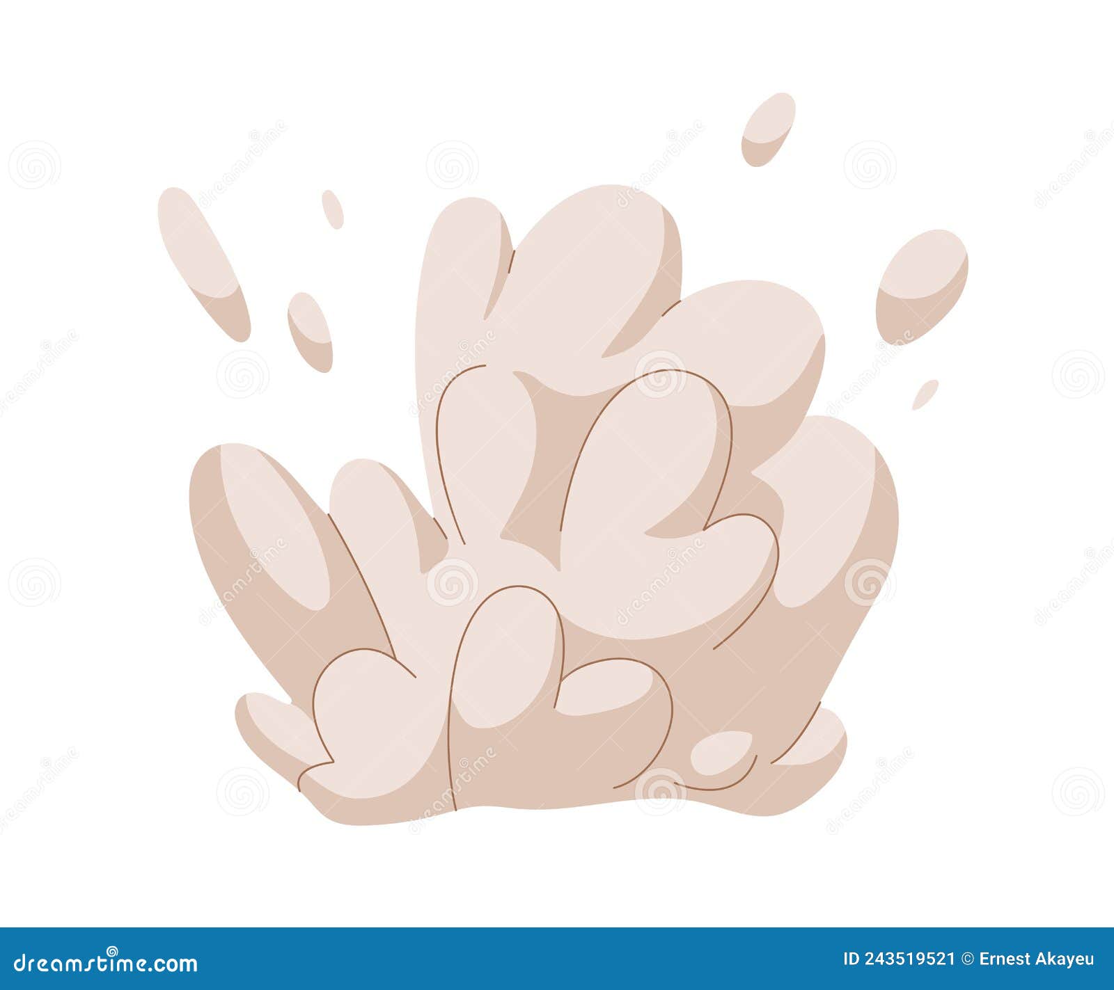 Puff, Boom, Burst, Explosion, Explode Animation Frames Vector Effect ...