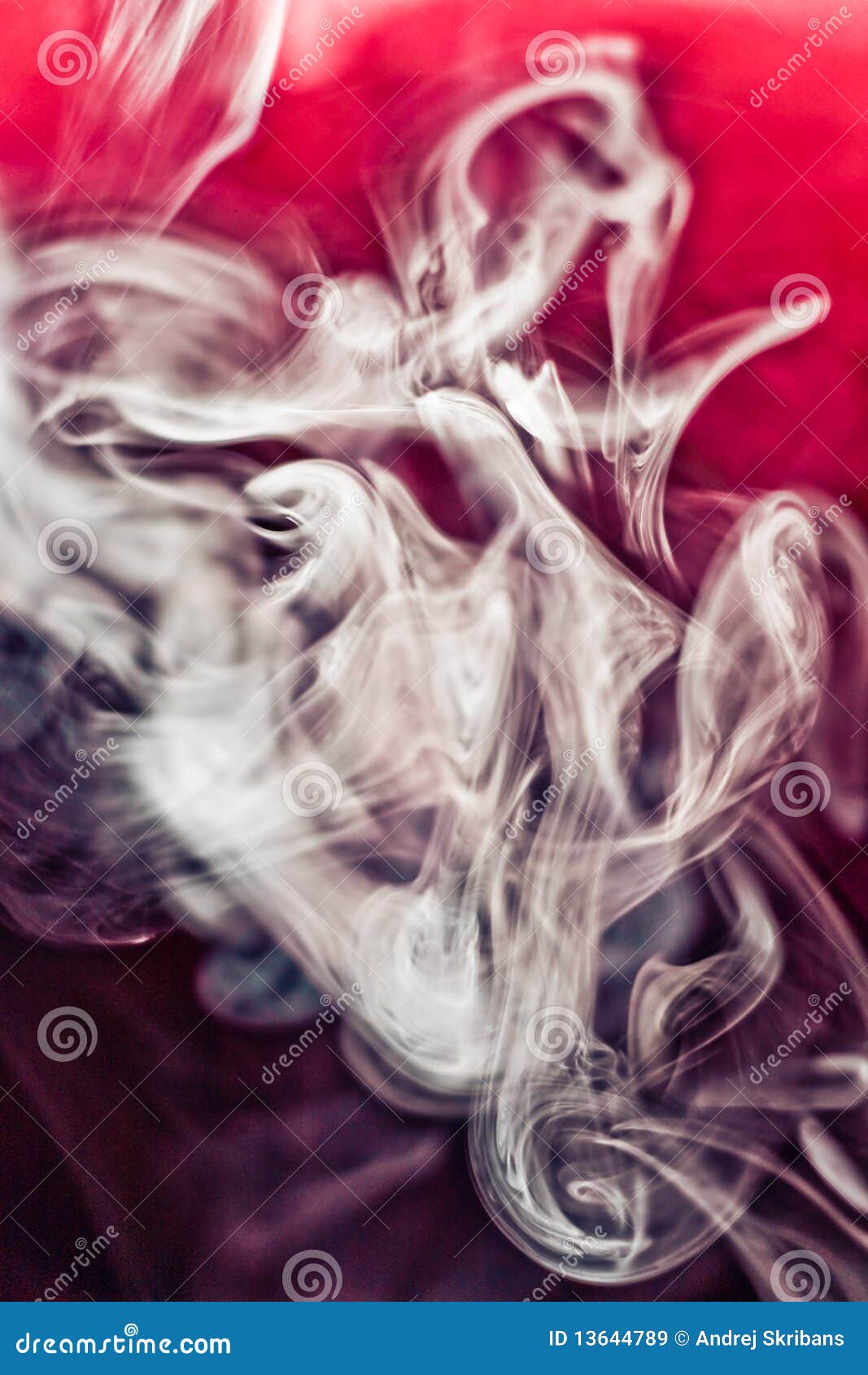 Puff of smoke on red stock image. Image of curve, chaos - 13644789