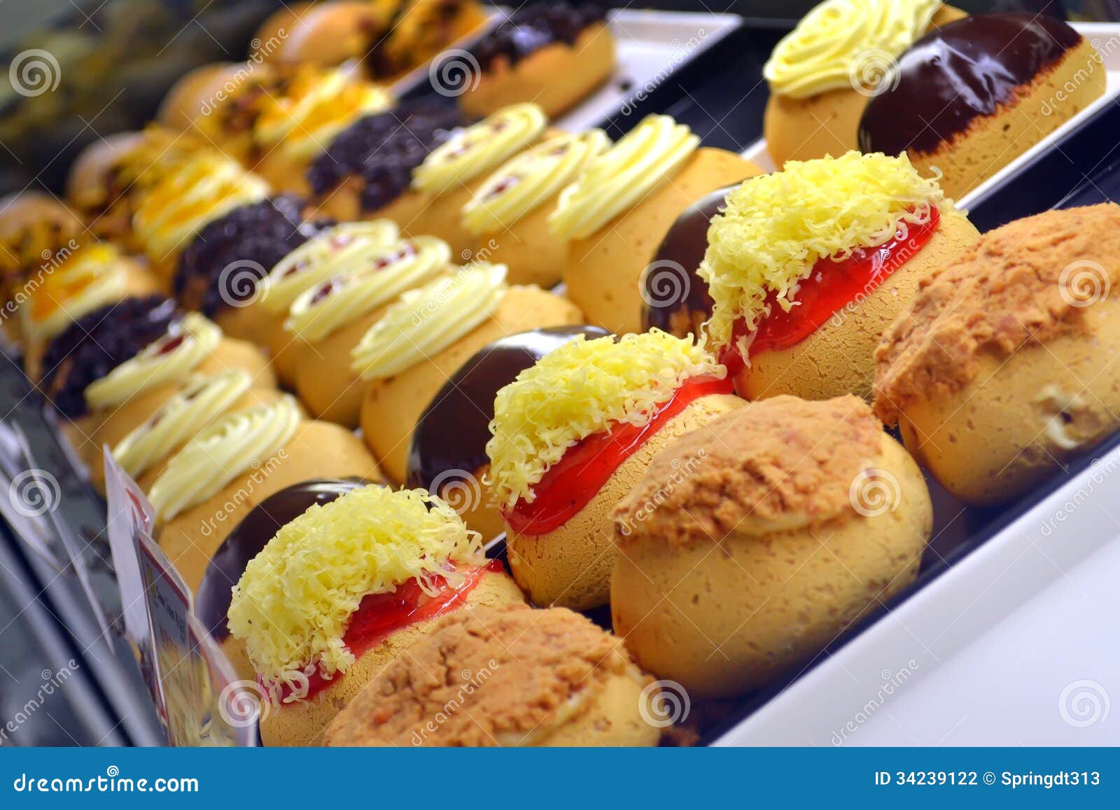 Puff stock photo. Image of food, still, delicious, yellow - 34239122