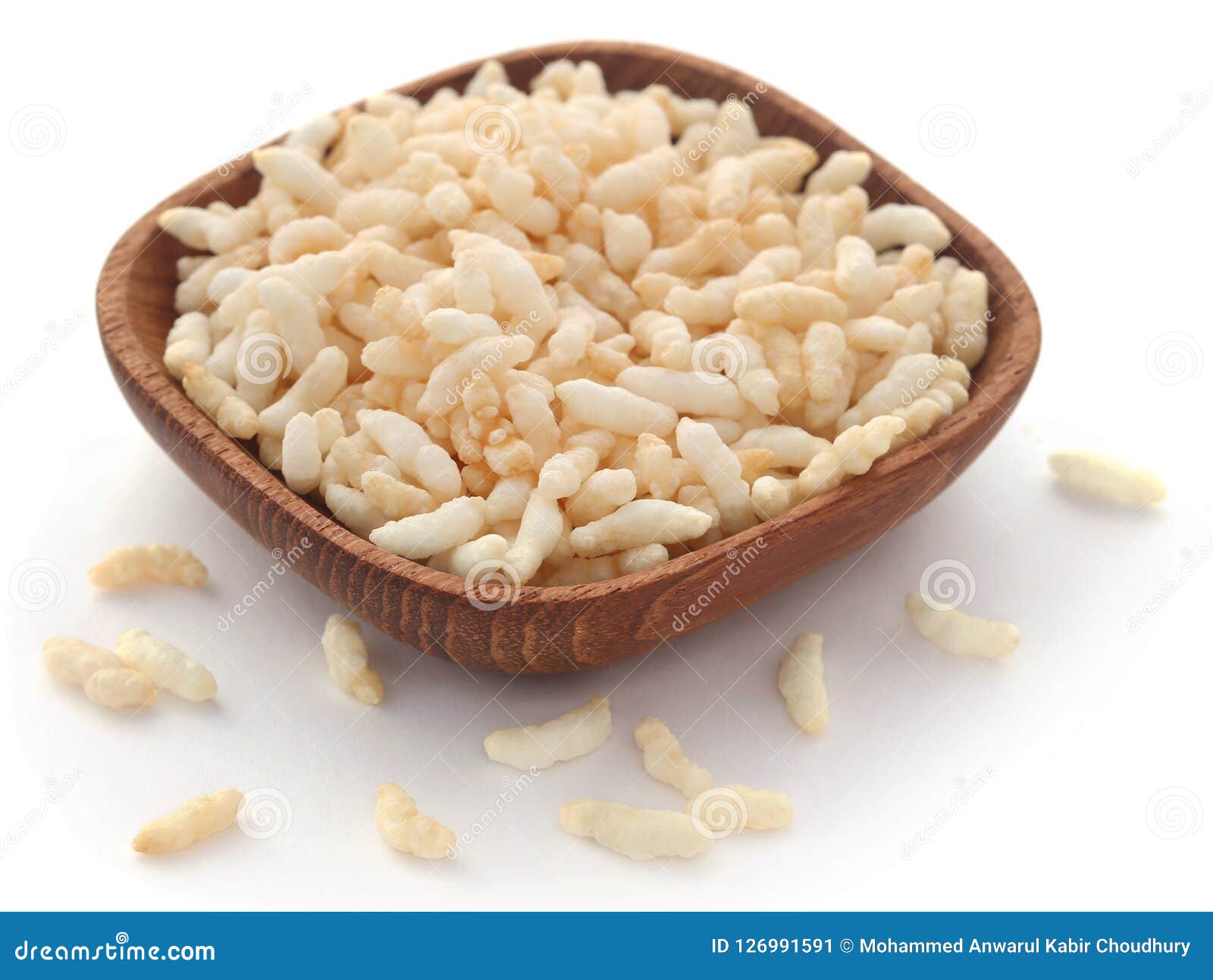 Puffed rice stock image. Image of delicious, healthy - 126991591
