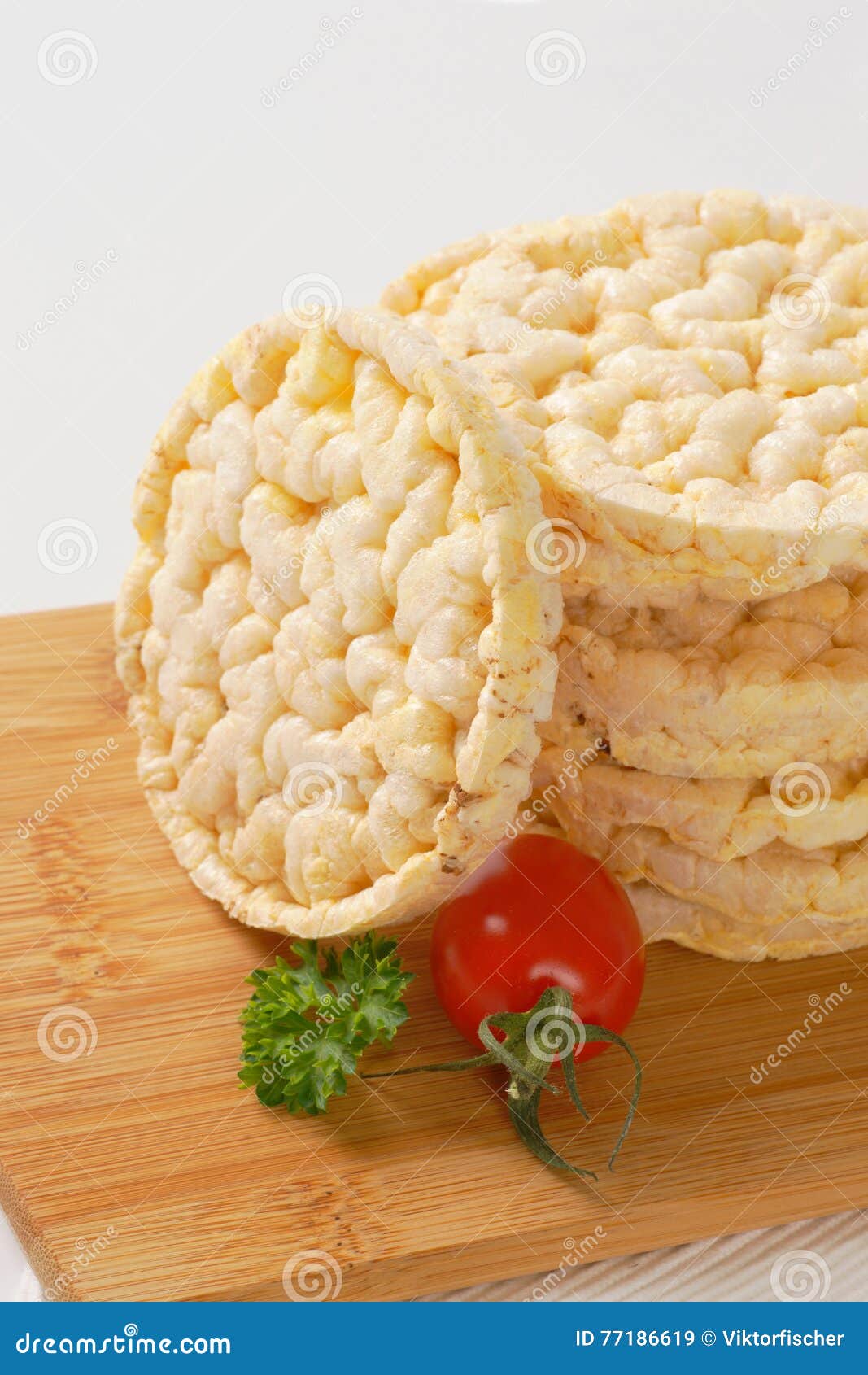 Puffed rice bread stock image. Image of ckbrot, puffed - 77186619