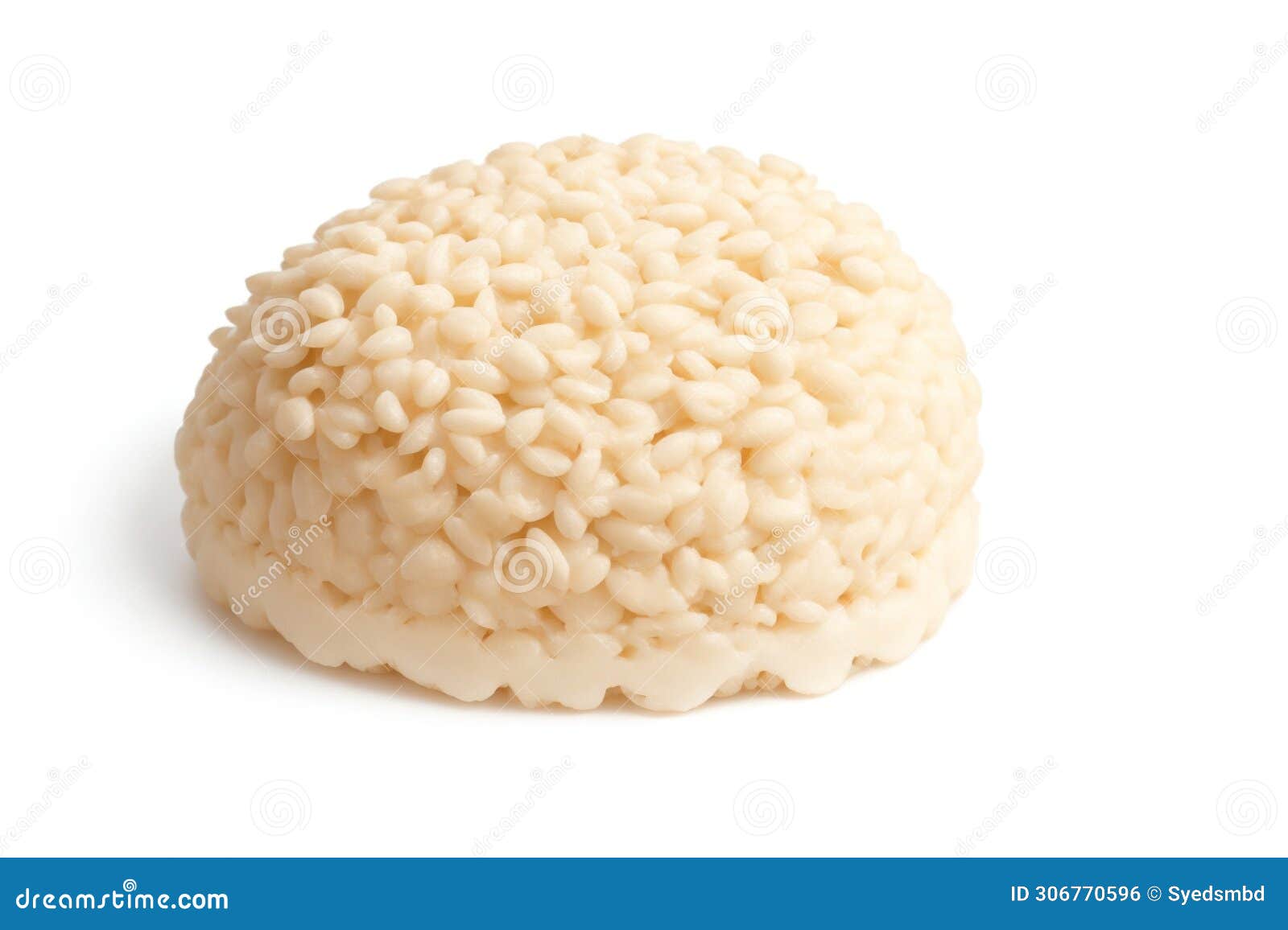 Puffed Rice Cake Isolated On White Background Royalty-Free Stock Image ...