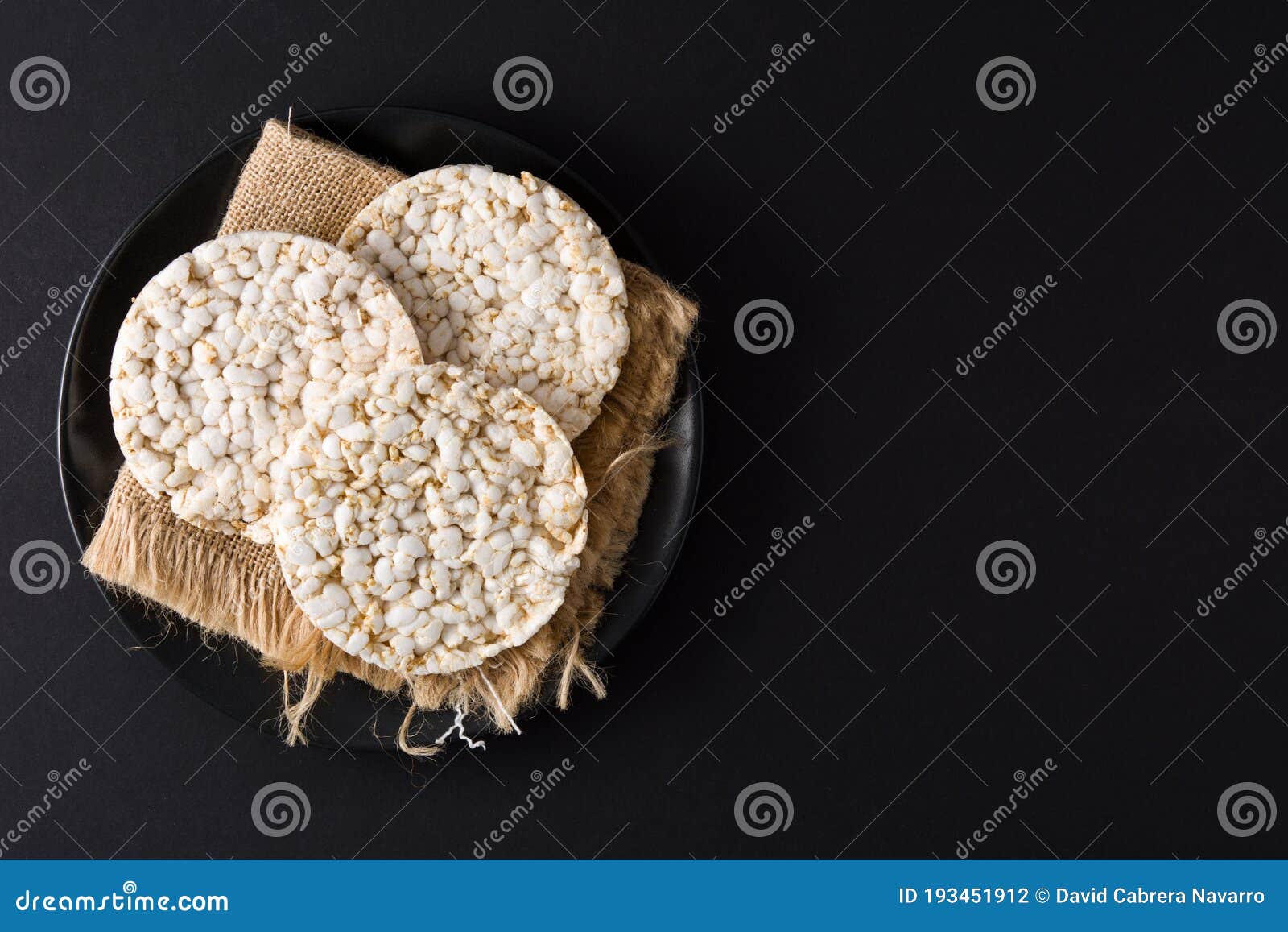 Puffed rice cakes stock photo. Image of puffed, bakery - 193451912
