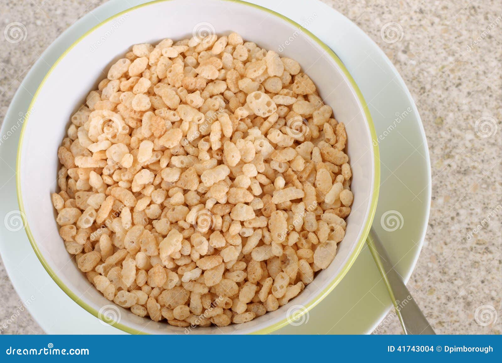 Puffed Rice Cereal stock photo. Image of krispies, bubbles - 41743004