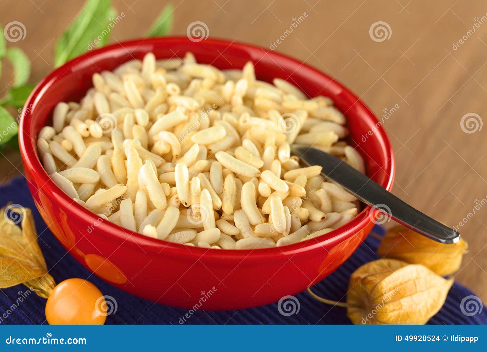 Puffed Rice Cereal stock photo. Image of focus, color - 49920524