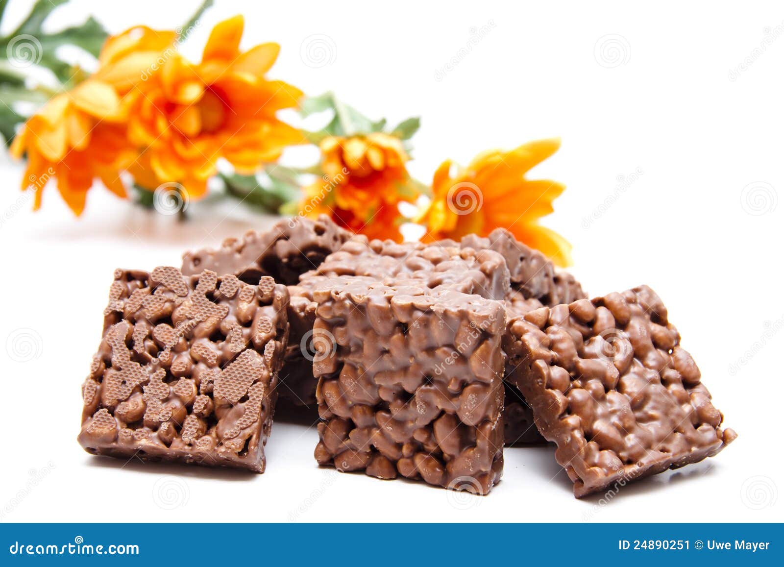 Puffed Rice With Chocolate Stock Image | CartoonDealer.com #24890251
