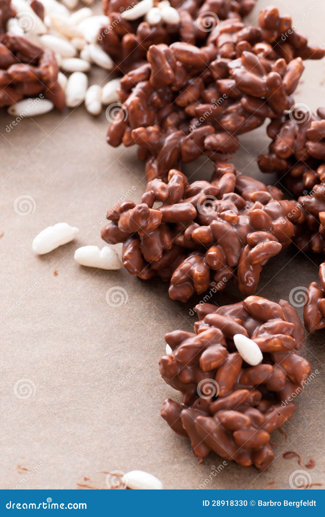 Puffed Rice Chocolate stock photo. Image of rice, chocolate - 28918330