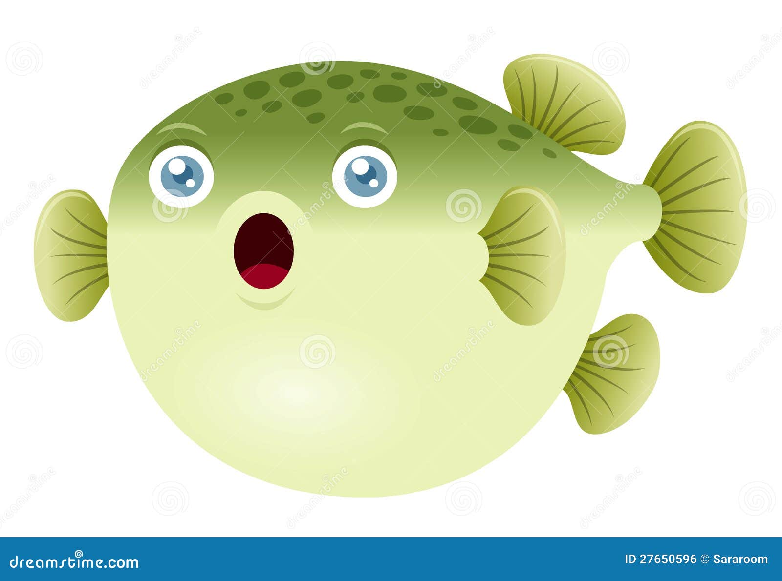 Clip art puffer fish