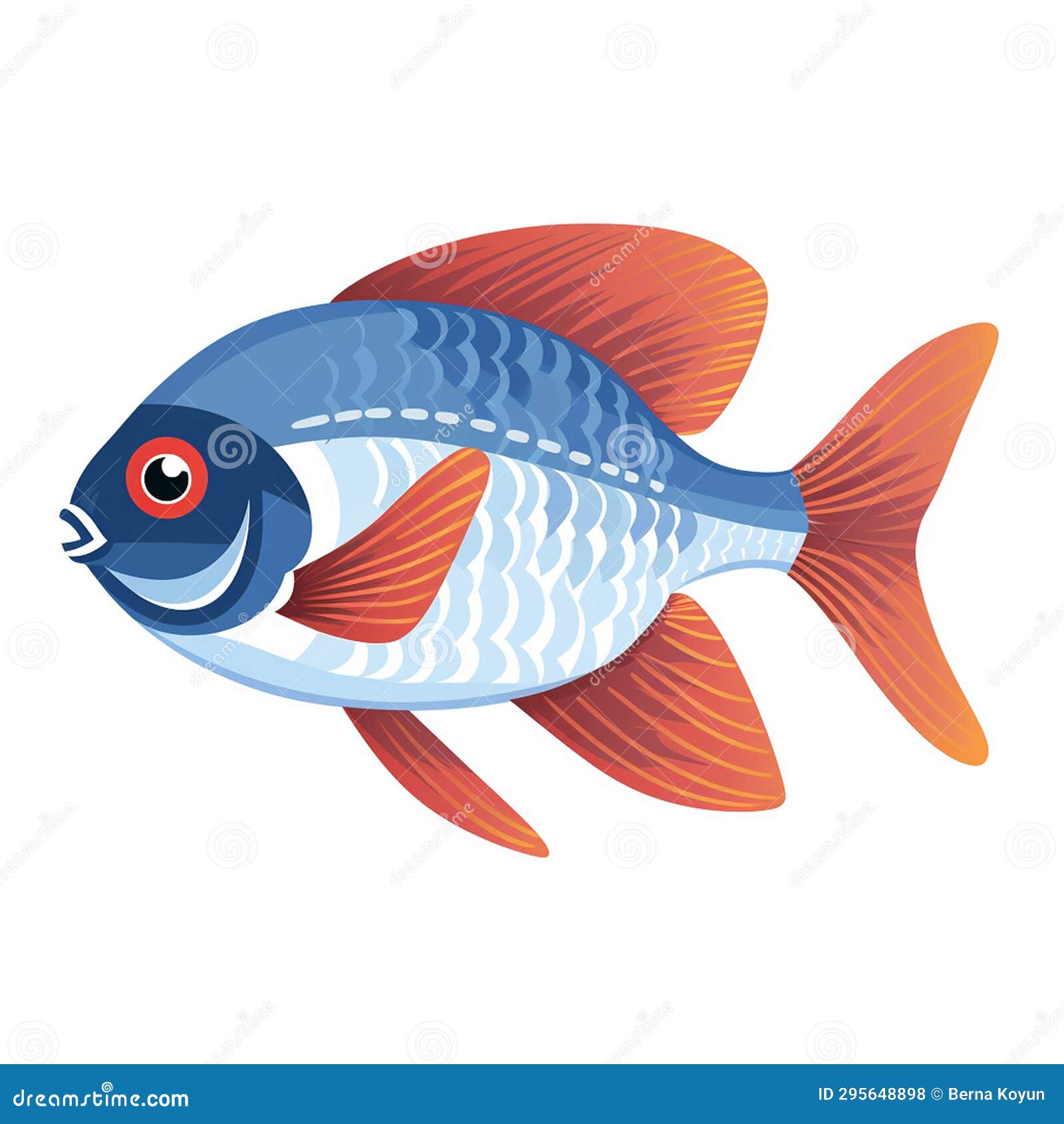 Pufferfish Puffing Up in Defense Stock Illustration - Illustration of ...