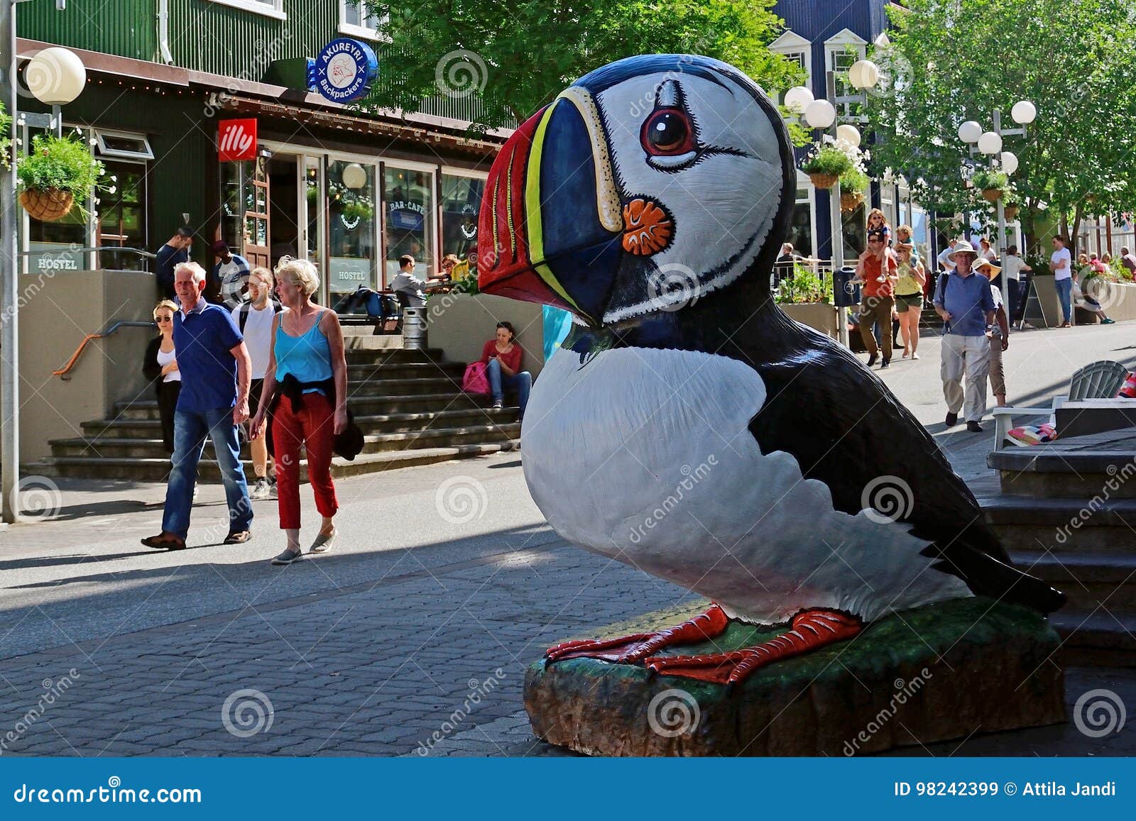 Puffin, Akureyri, Iceland editorial stock image. Image of puffin - 98242399