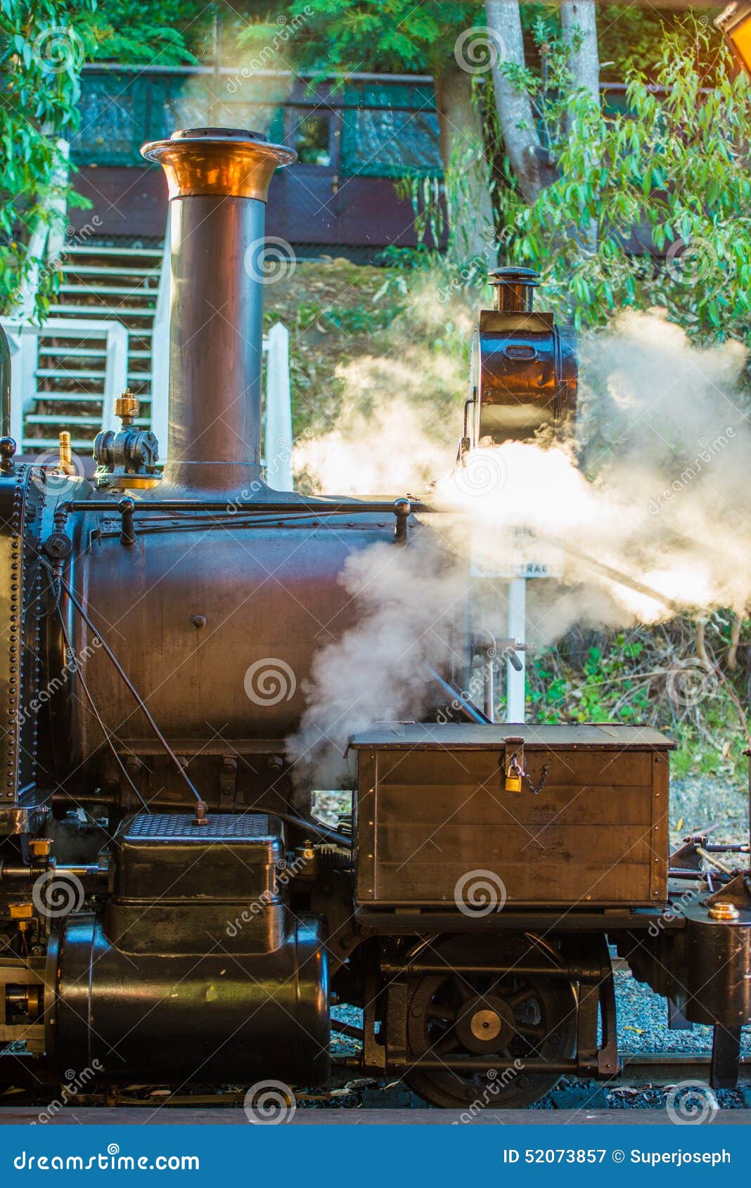 Puffing Billy steam train stock image. Image of australia - 52073857