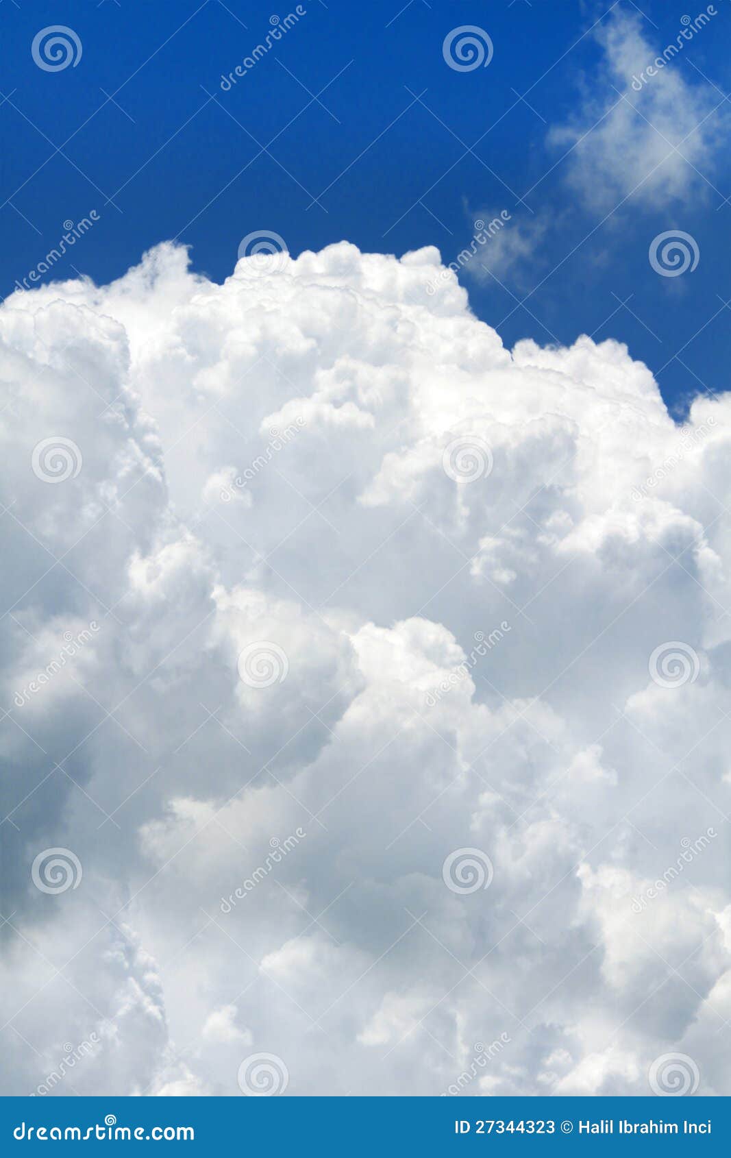 Puffy big cloud stock image. Image of backgrounds, front - 27344323