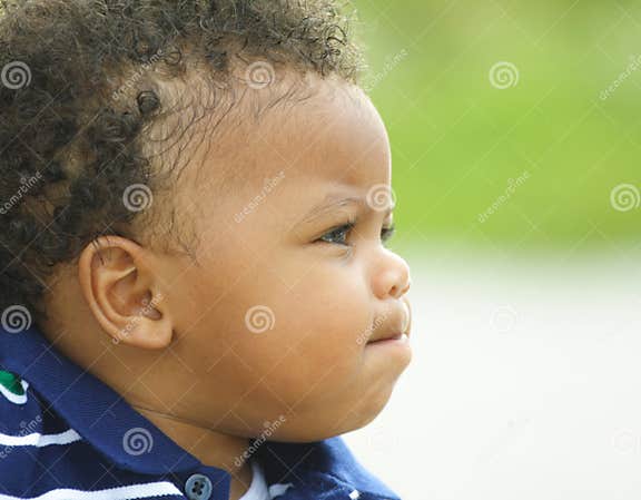 Puffy Cheek Baby stock photo. Image of puffy, child, side - 5507994