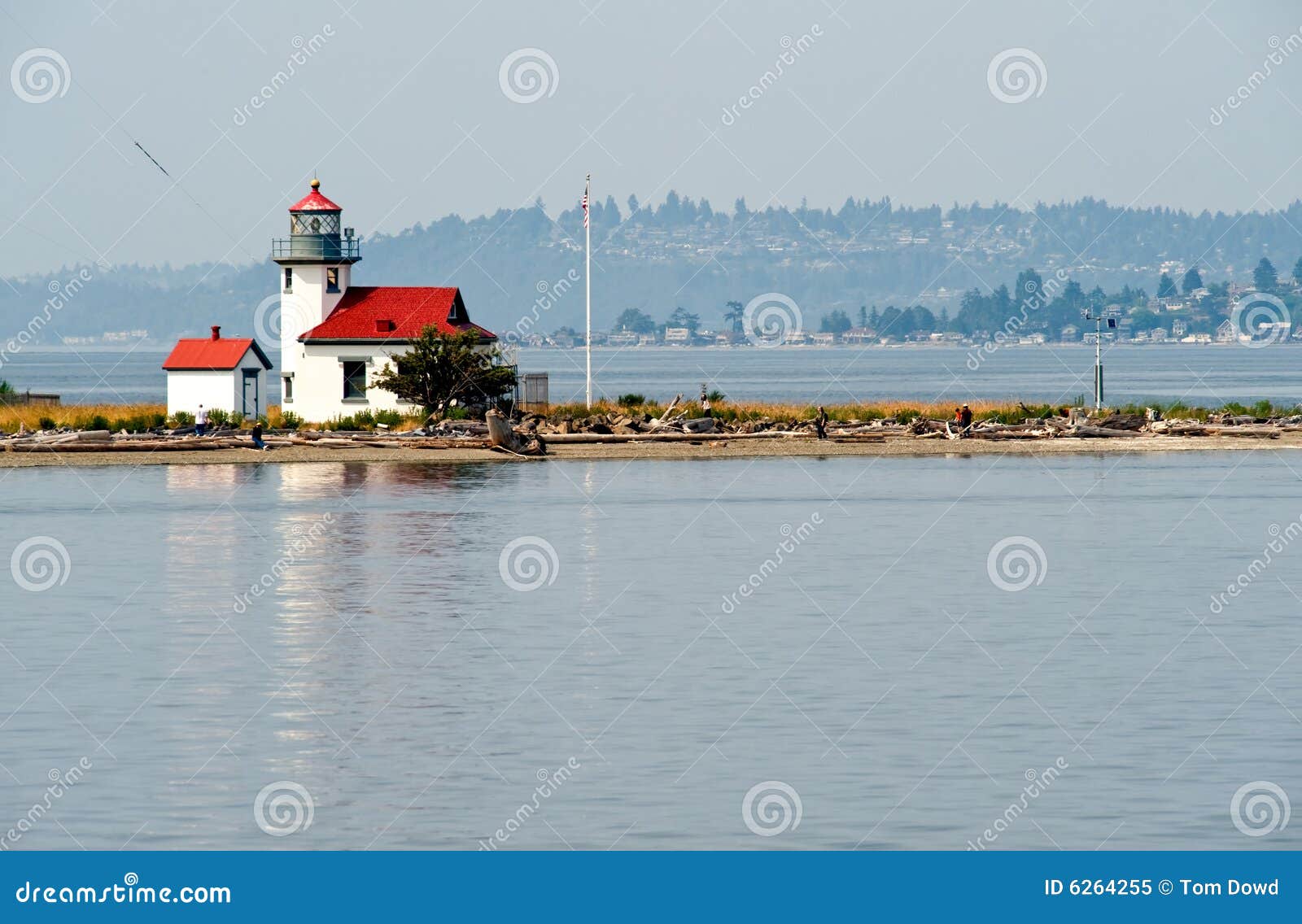 Puget Sound Lighthouse Royalty-Free Stock Photo | CartoonDealer.com ...