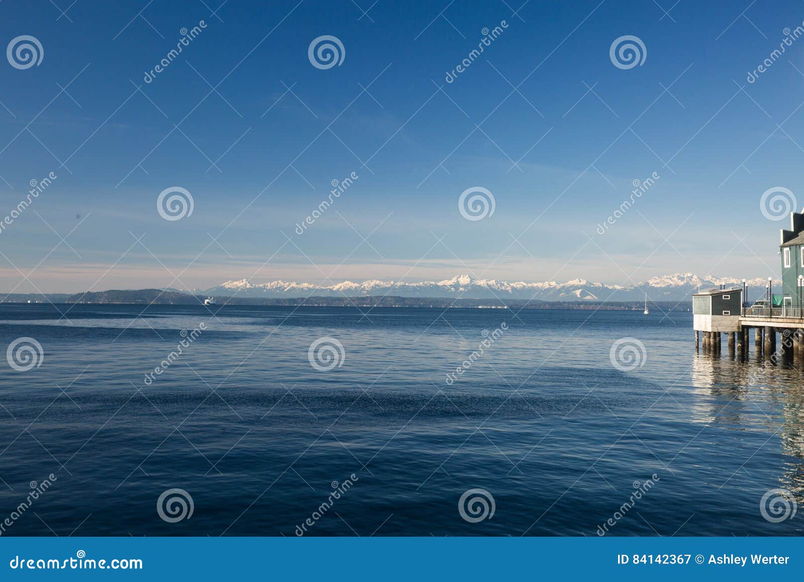 Puget Sound stock image. Image of wheel, nature, weather - 84142367