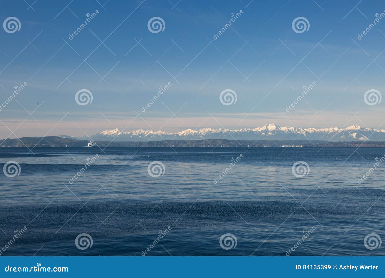 Puget Sound stock image. Image of seattle, waterfront - 84135399