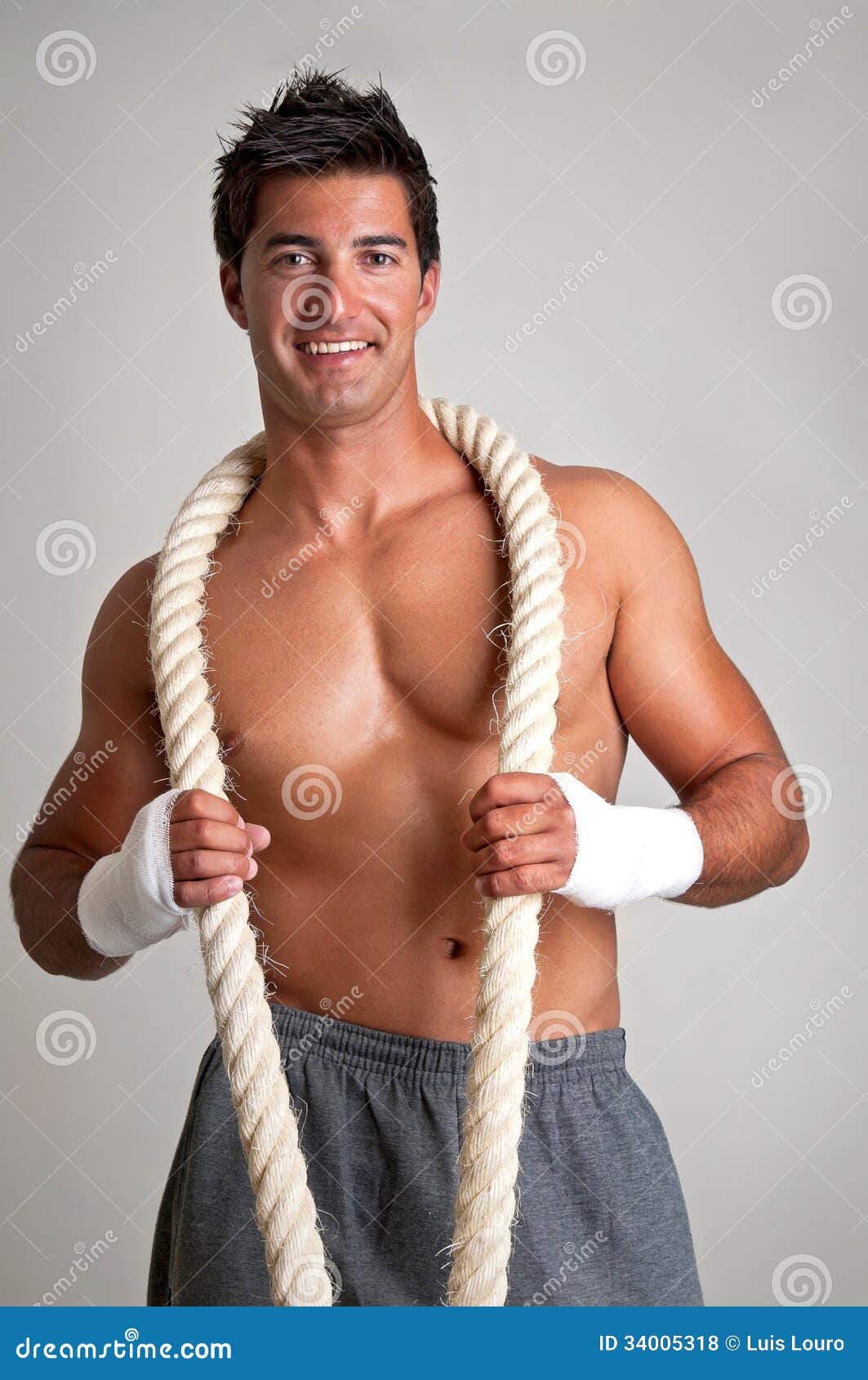 Pugile fotografia stock. Immagine di modello, sano, concorrenza - 34005318