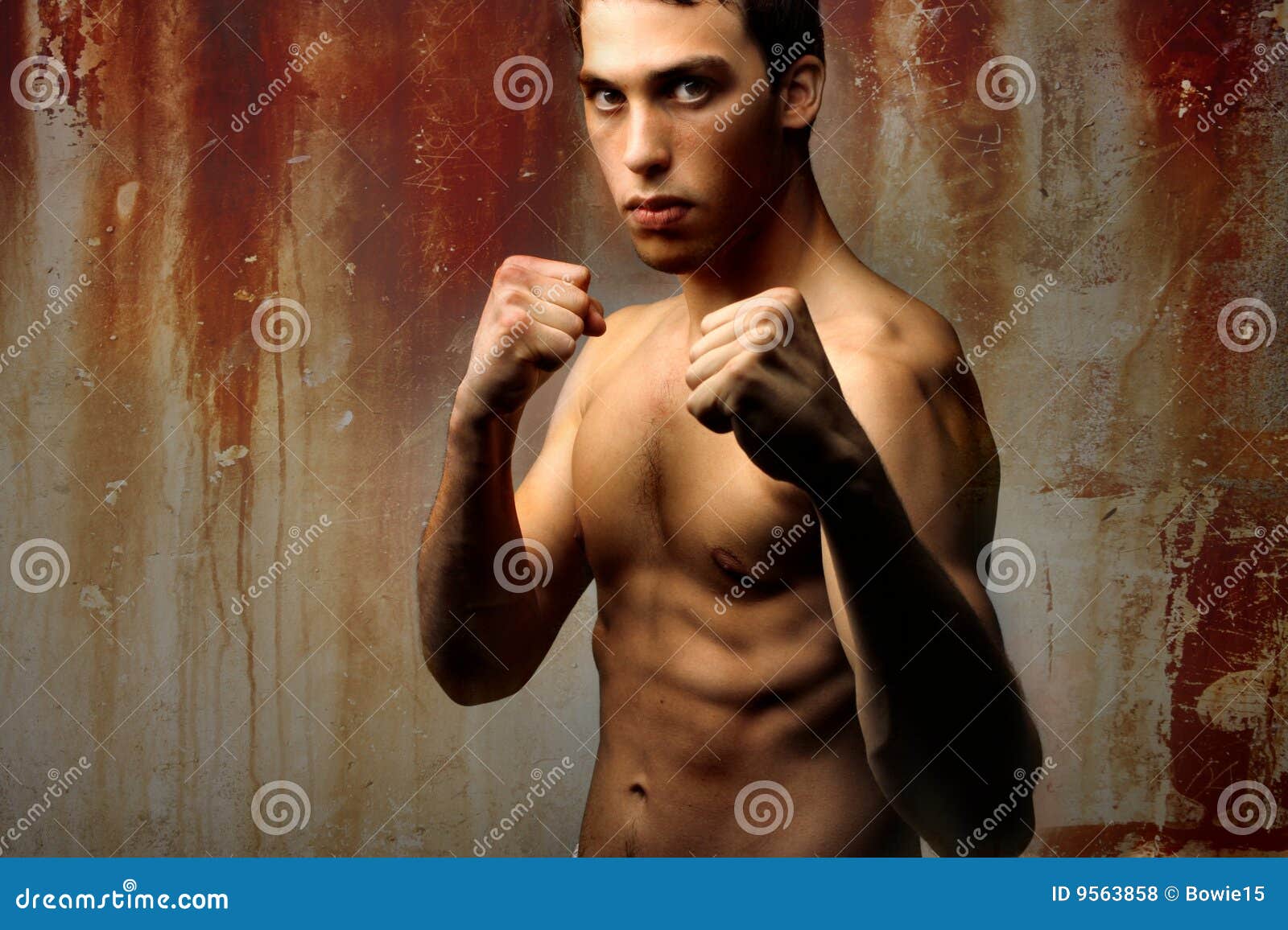 Pugile fotografia stock. Immagine di azione, difesa, ritratto - 9563858