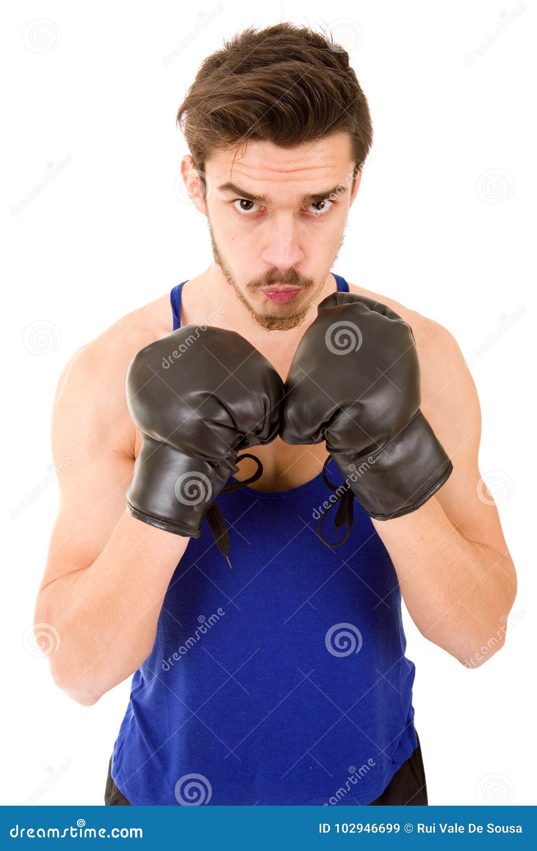 Pugile dell'uomo immagine stock. Immagine di maschio - 102946699
