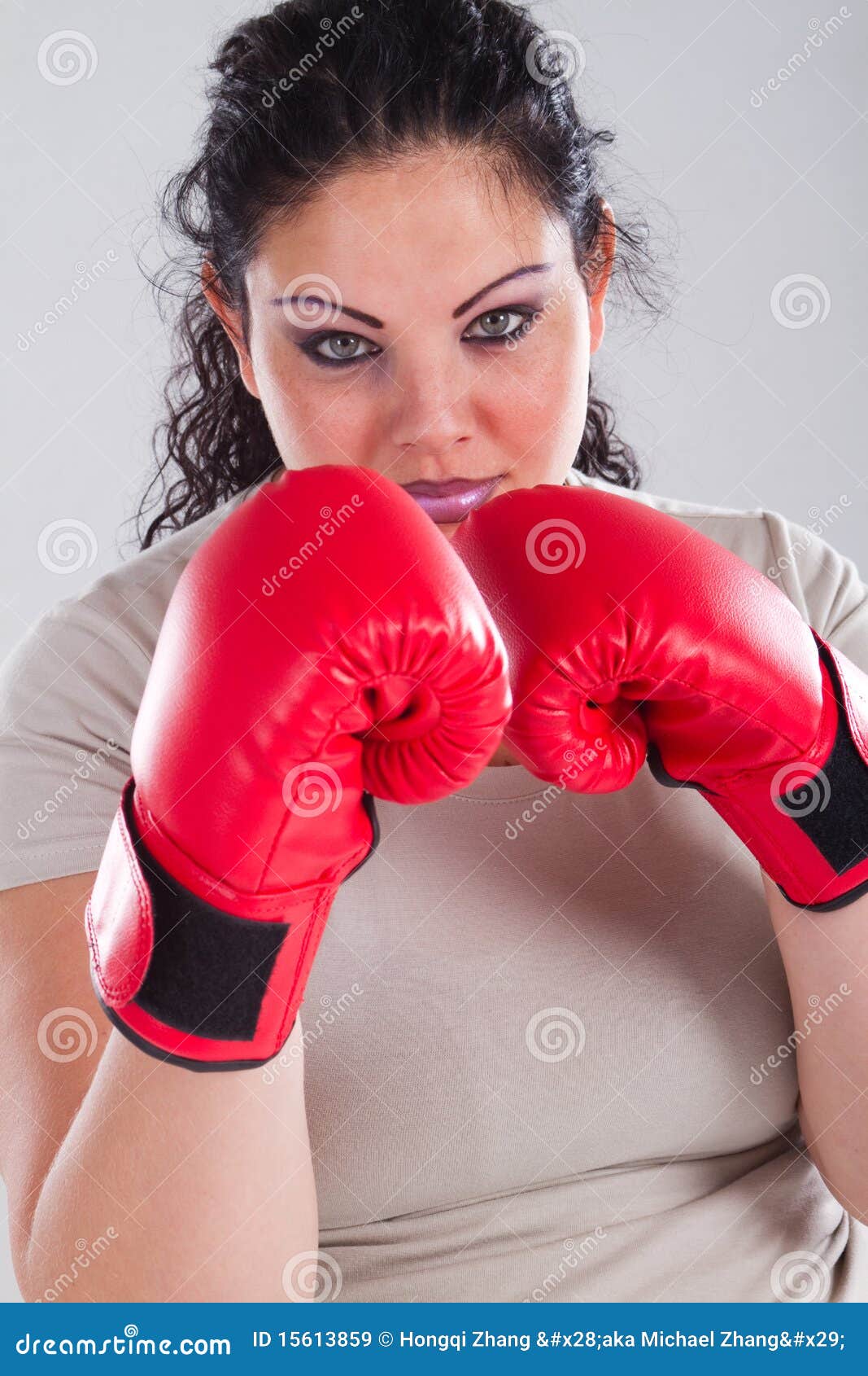 Pugile femminile immagine stock. Immagine di figura, dieta - 15613859