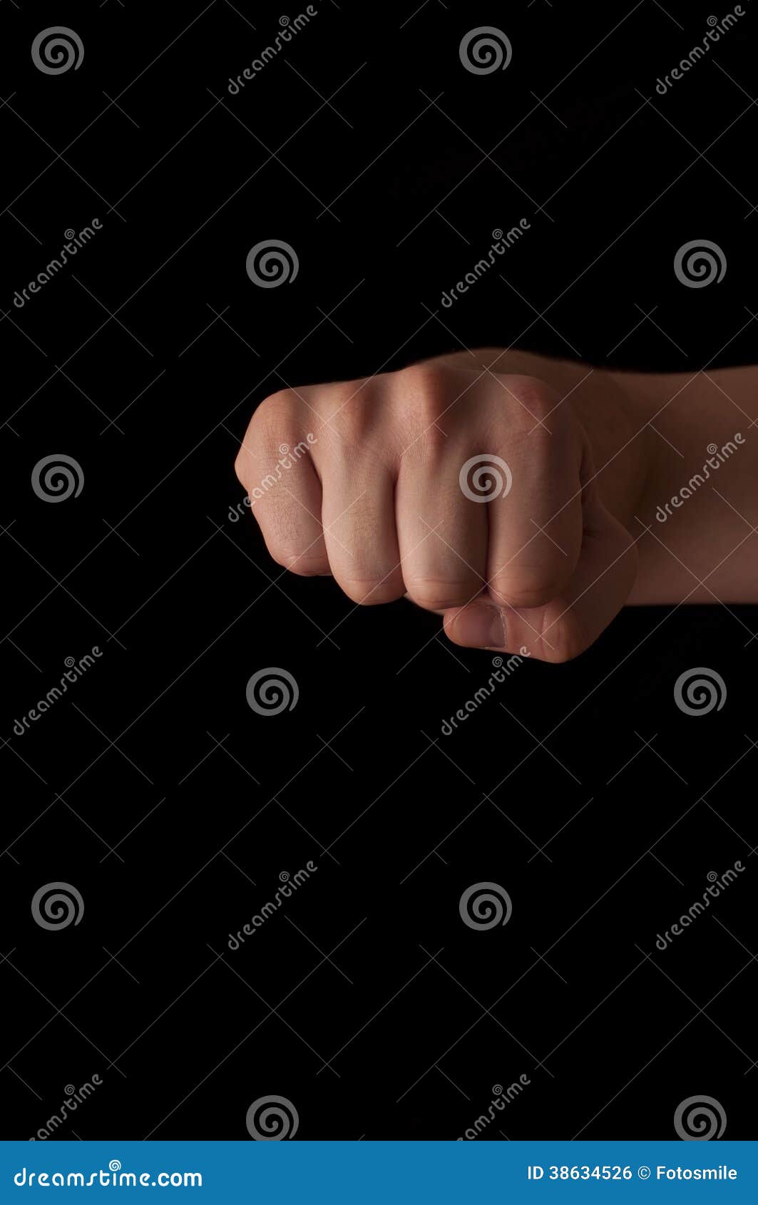 Pugno fotografia stock. Immagine di maschio, caucasico - 38634526