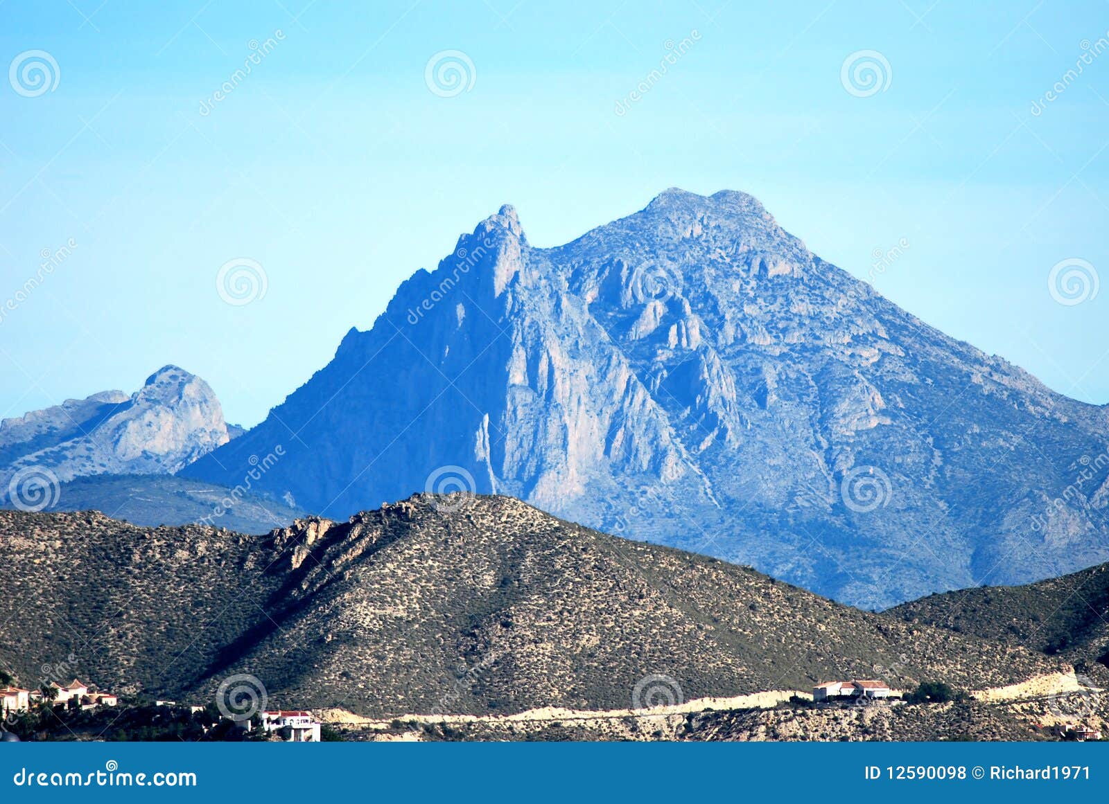 Puig Campana Mountain stock photo. Image of landscape - 12590098