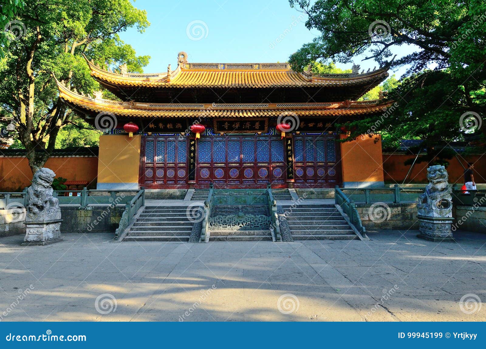 Puji Temple stock image. Image of belief, gate, chinese - 99945199