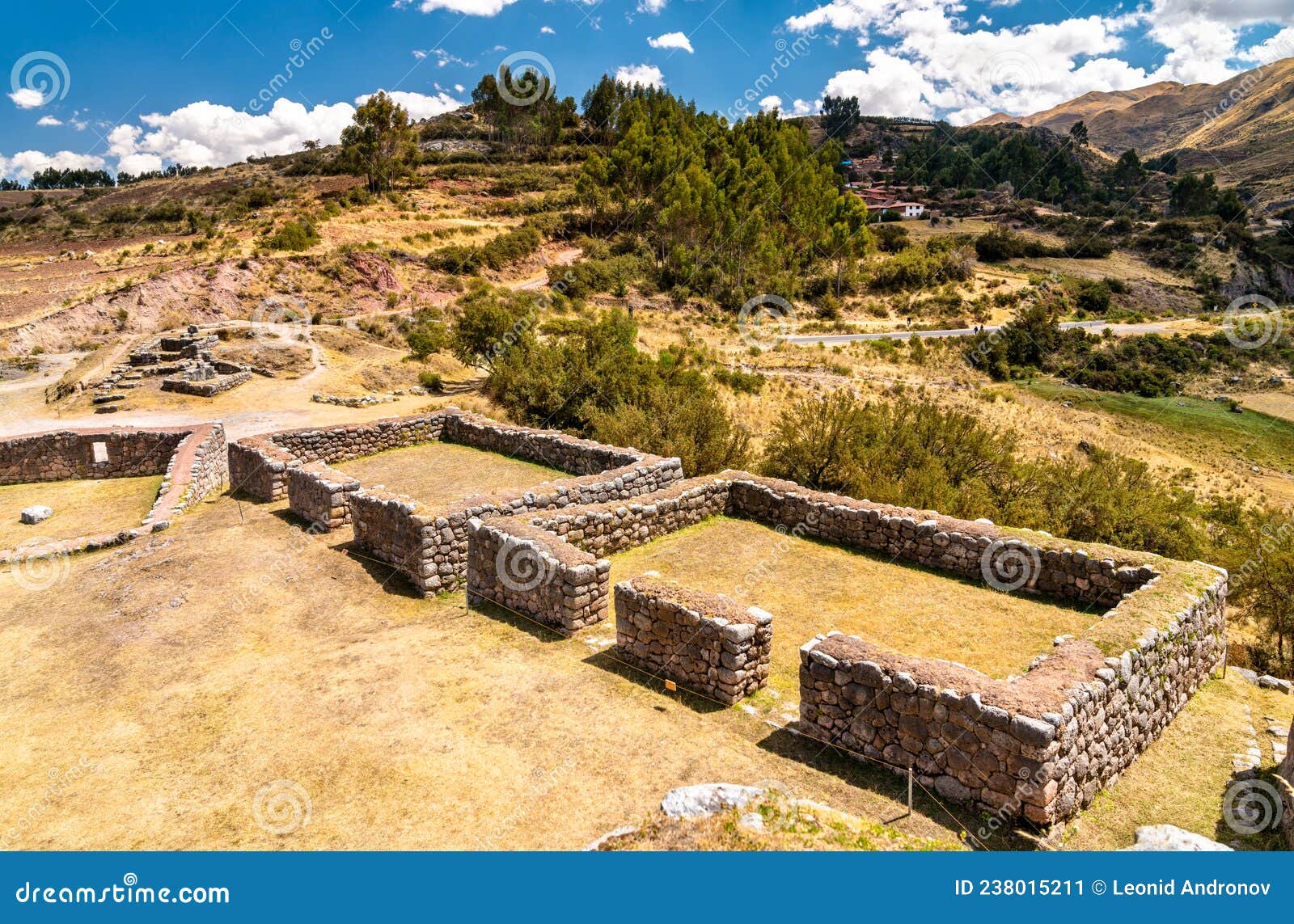 Puka Pukara Fortress in Cusco, Peru Stock Image - Image of architecture ...