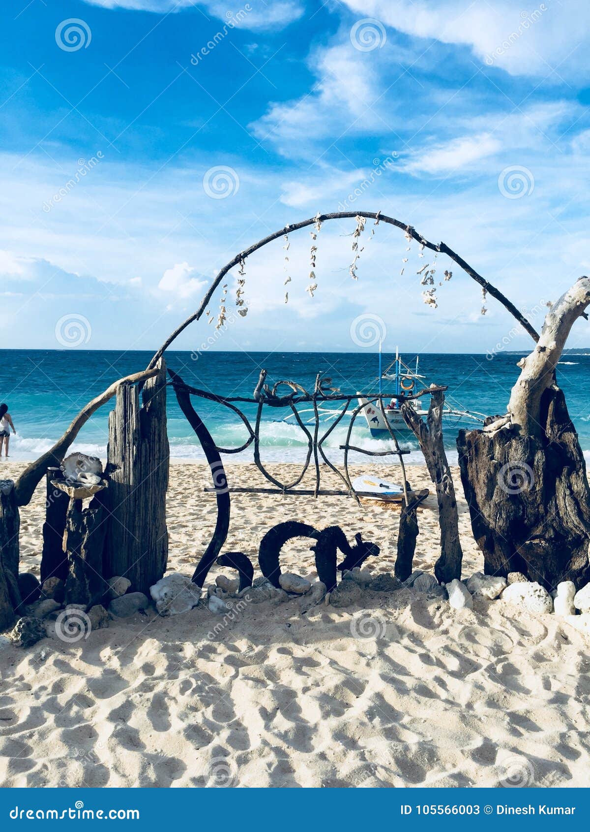 Puka shell beach editorial stock photo. Image of beach - 105566003