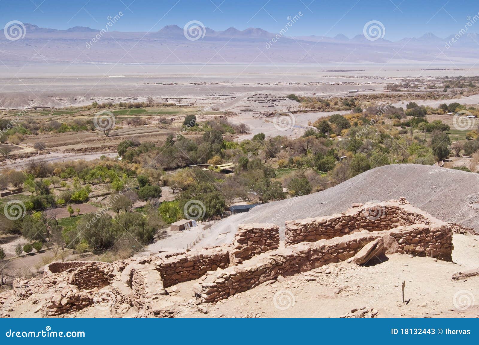 Pukara de Quitor stock image. Image of fortress, antique - 18132443