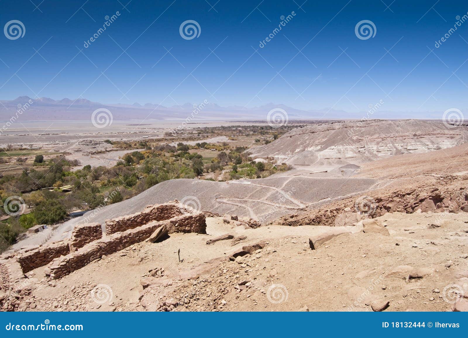 Pukara de Quitor stock photo. Image of history, antique - 18132444