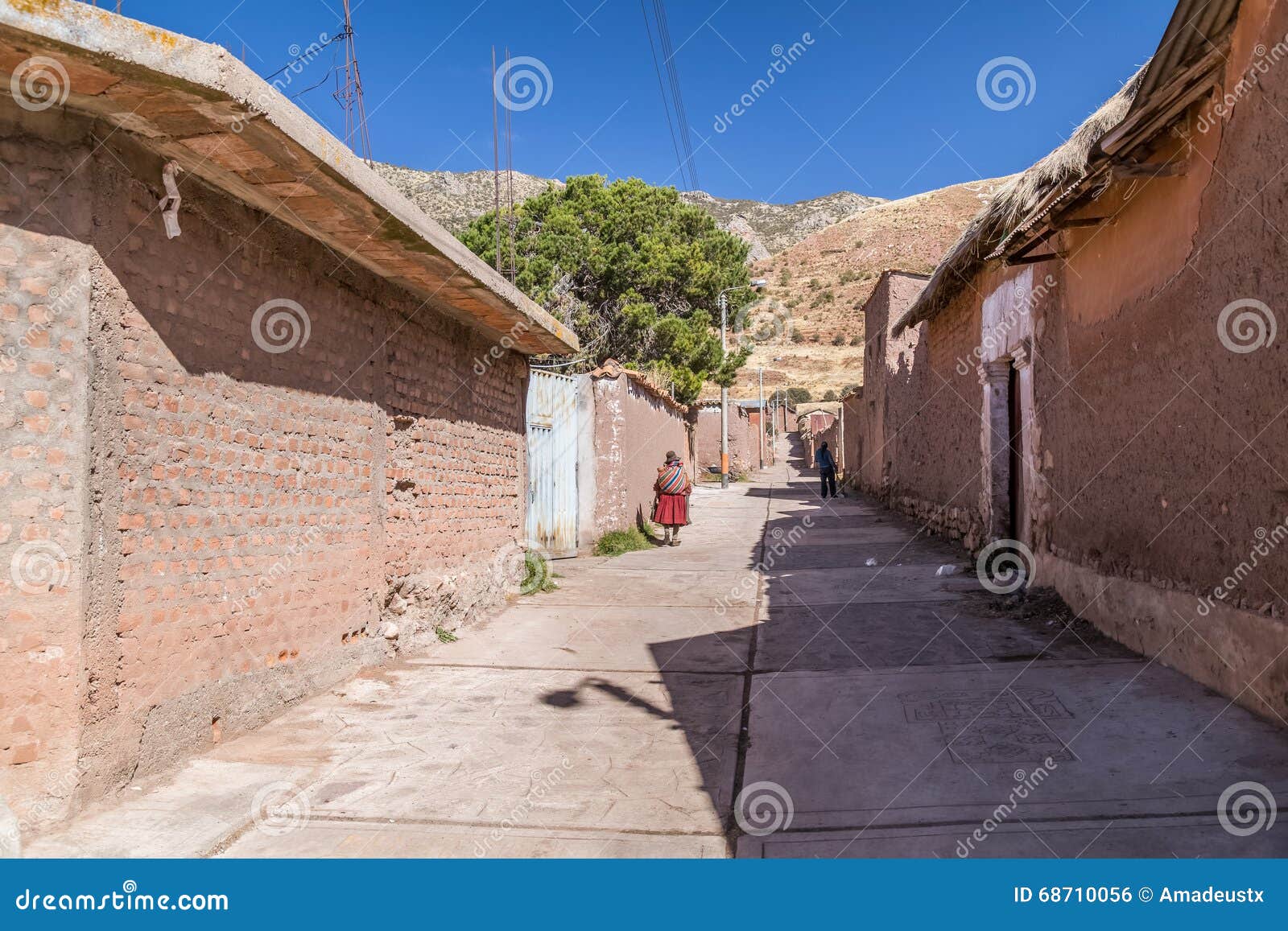 Pukara, Peru - Circa June 2015: Streets of Small Town Pukara, Peru ...