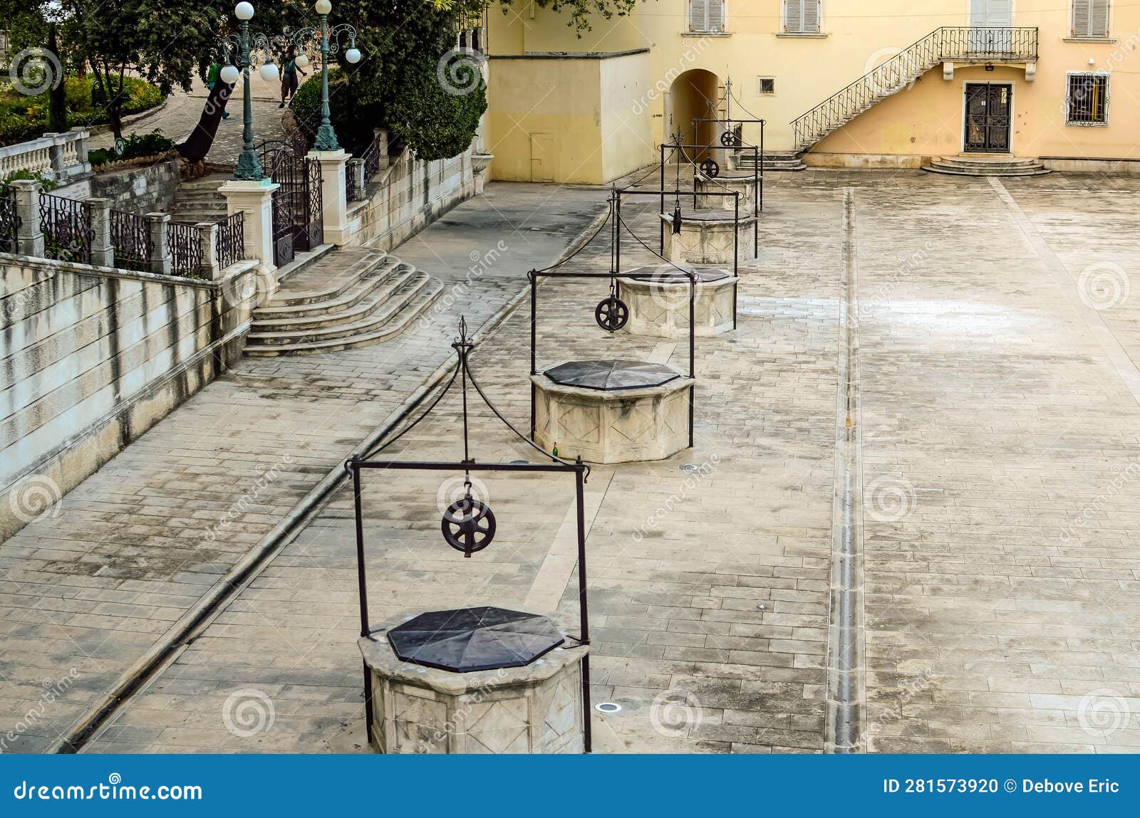 Pula and Its Famous Monuments and Historical Remains Roman Stock Photo ...