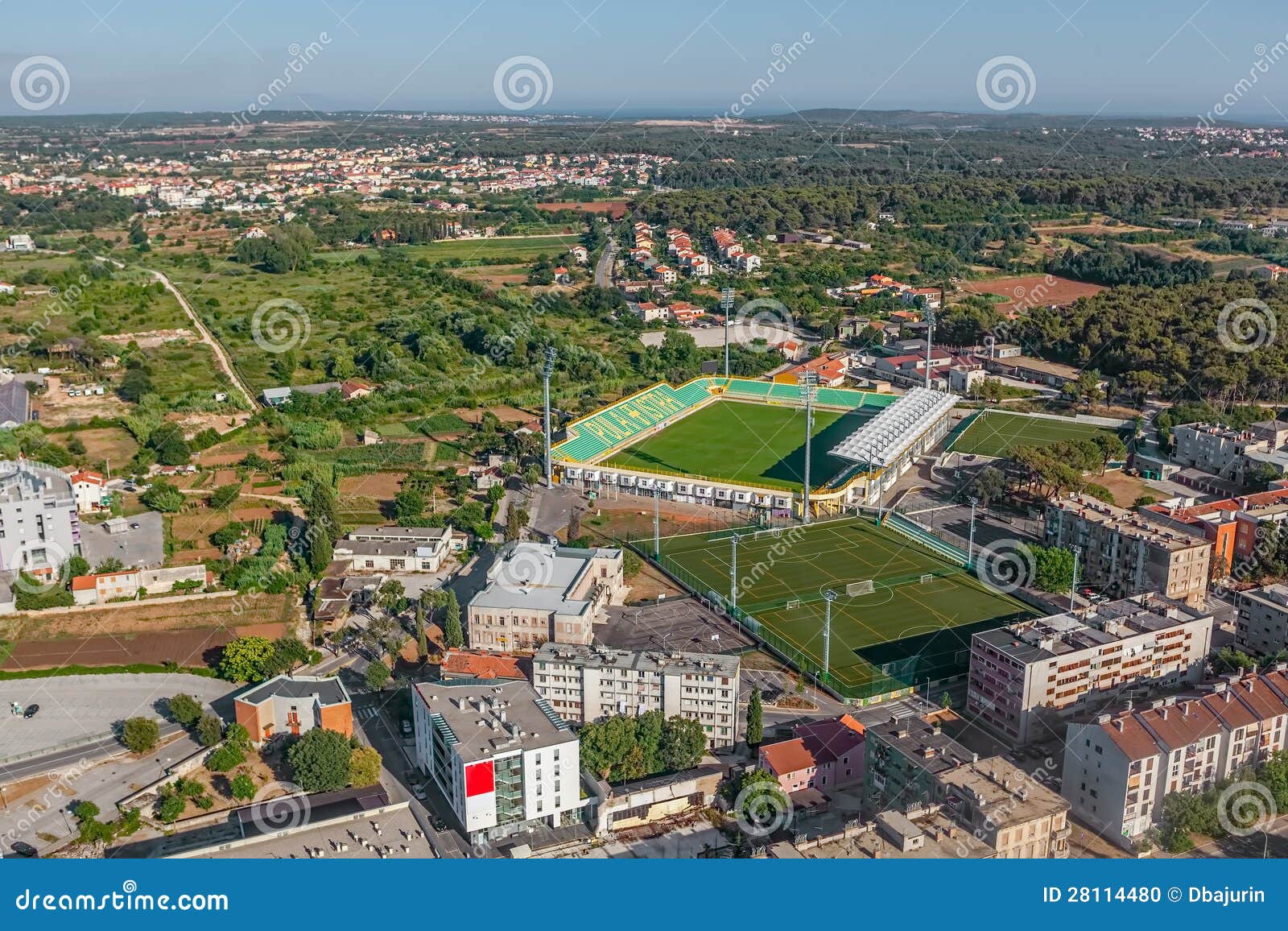 Pula, stadium stock photo. Image of mediterranean, cityscape - 28114480