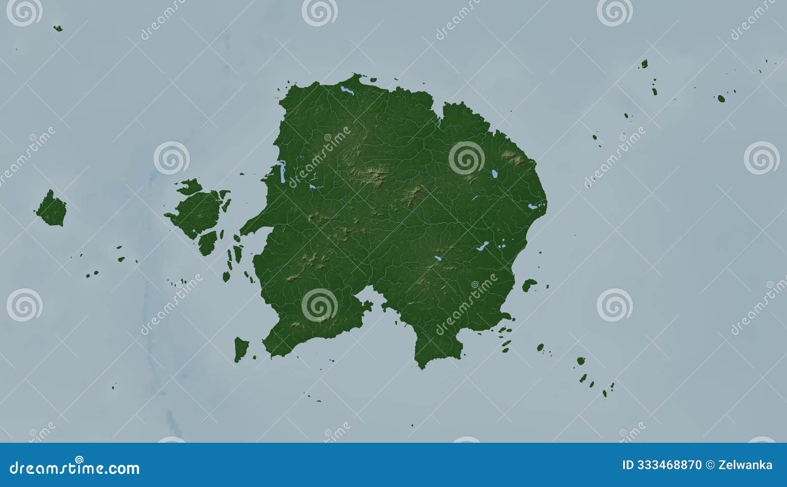 Pulau Billiton. Indonesia. Physical Stock Illustration - Illustration ...